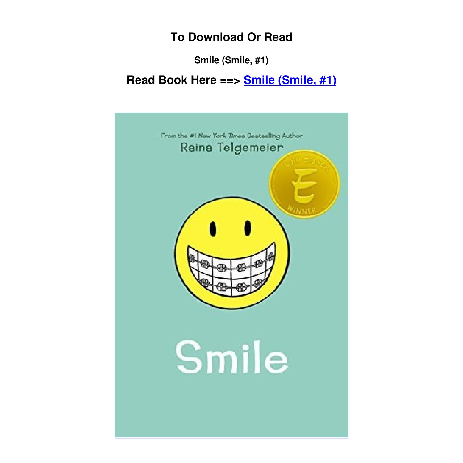 ePub download Smile Smile 1 by Raina Telgemeier.pdf | DocDroid