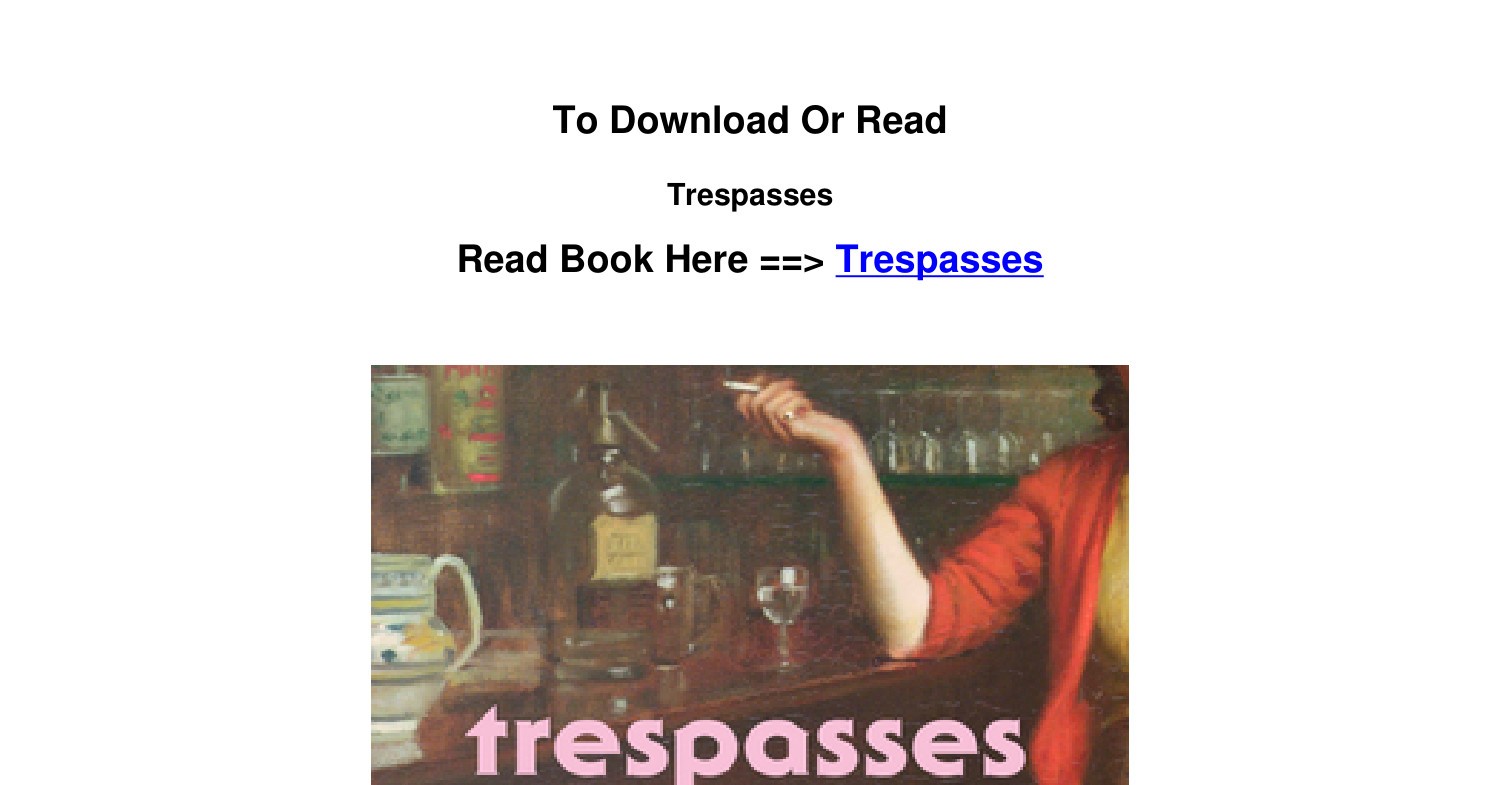 PDF download Trespasses by Louise Kennedy.pdf | DocDroid