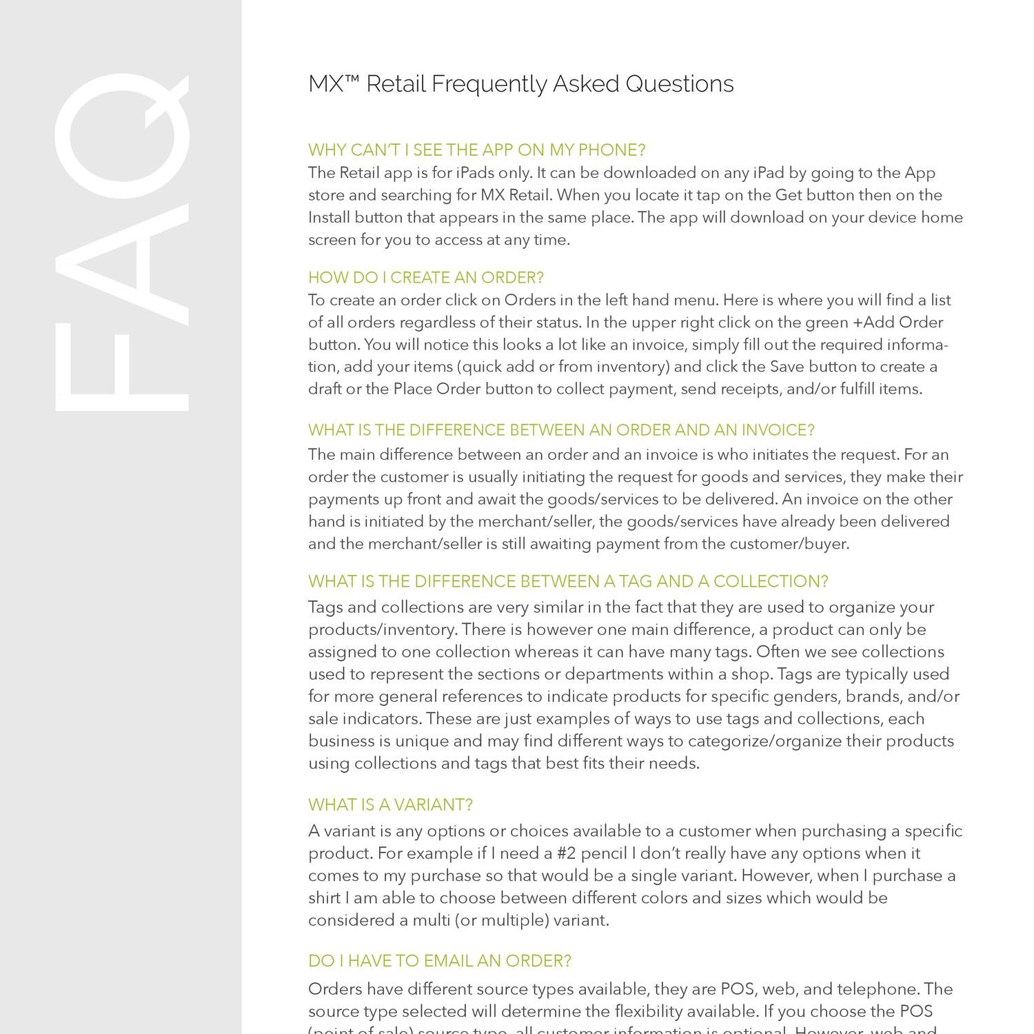 MX Retail FAQ.pdf | DocDroid