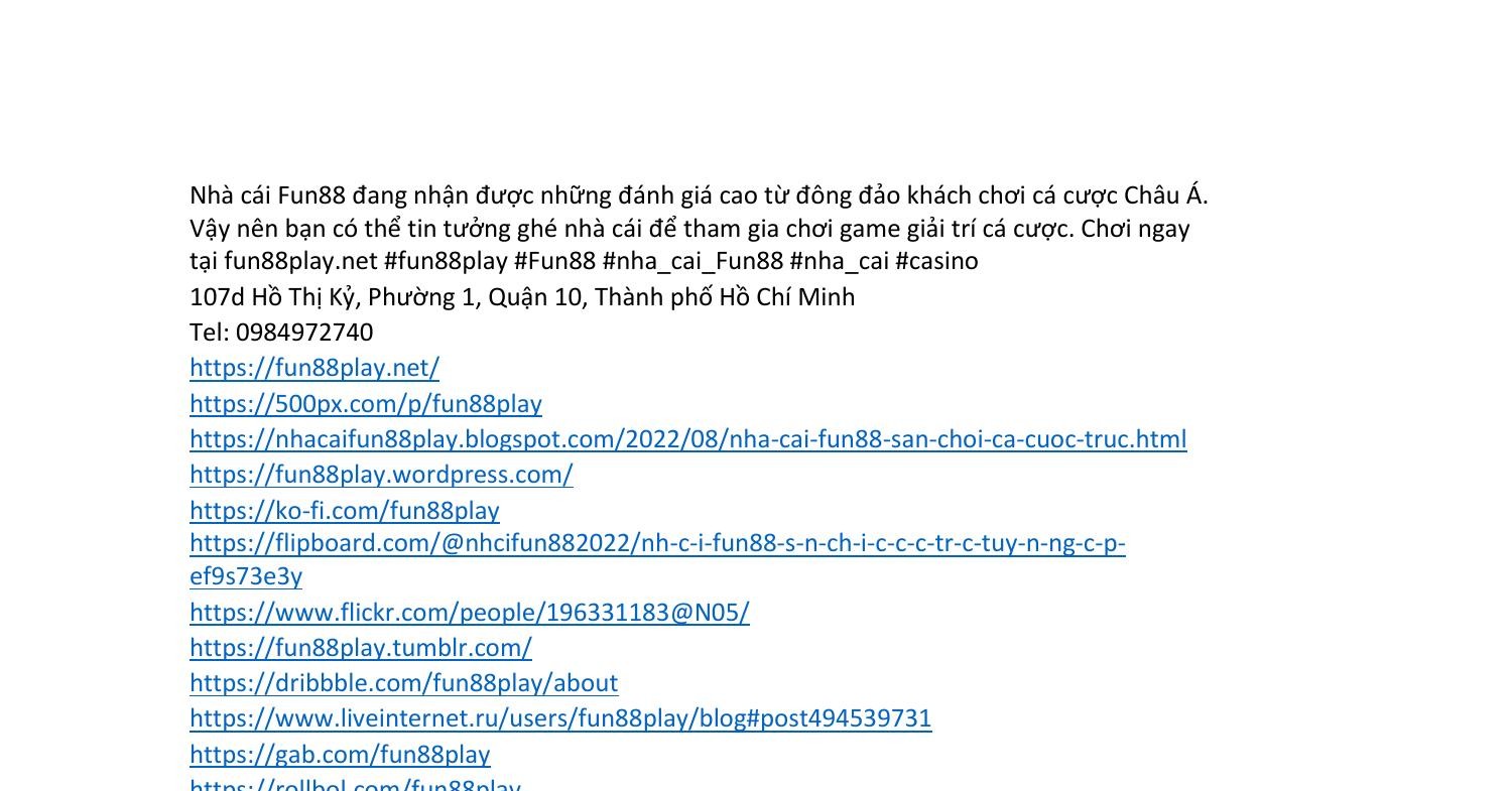 Fun88.docx | DocDroid