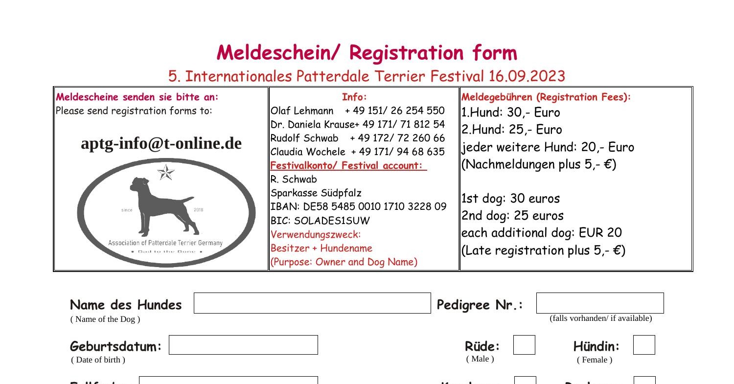 Meldeschein 2023 Registration form2023.pdf | DocDroid
