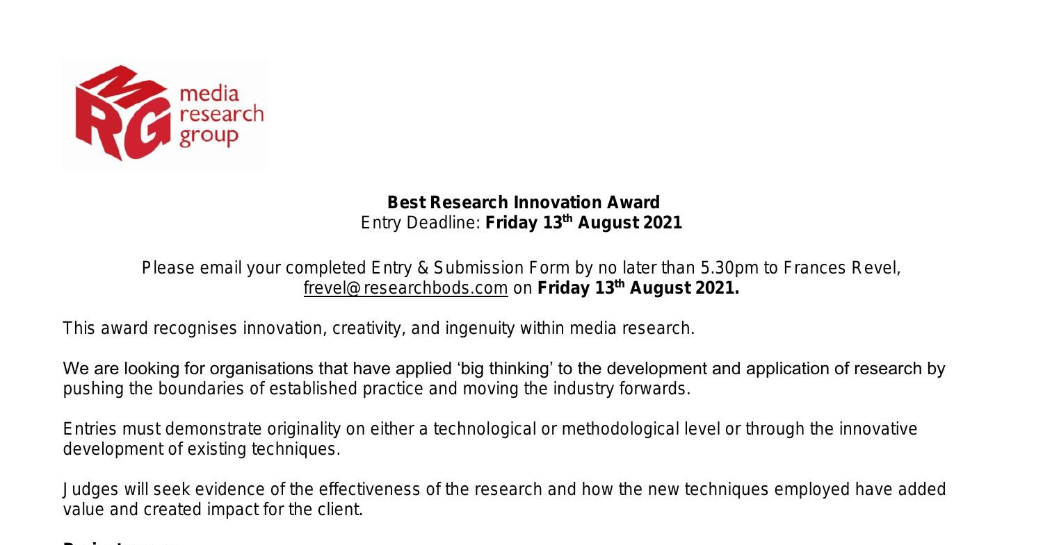 C7 Submission Form Best Research Innovation Award 2021.docx | DocDroid