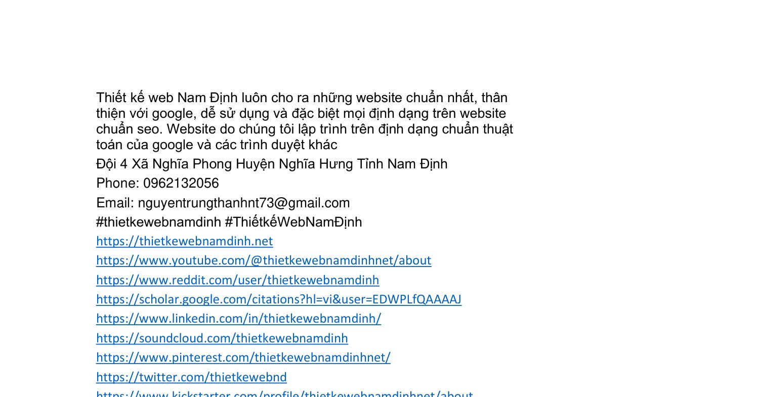 Thiết kế Web Nam Định.docx | DocDroid