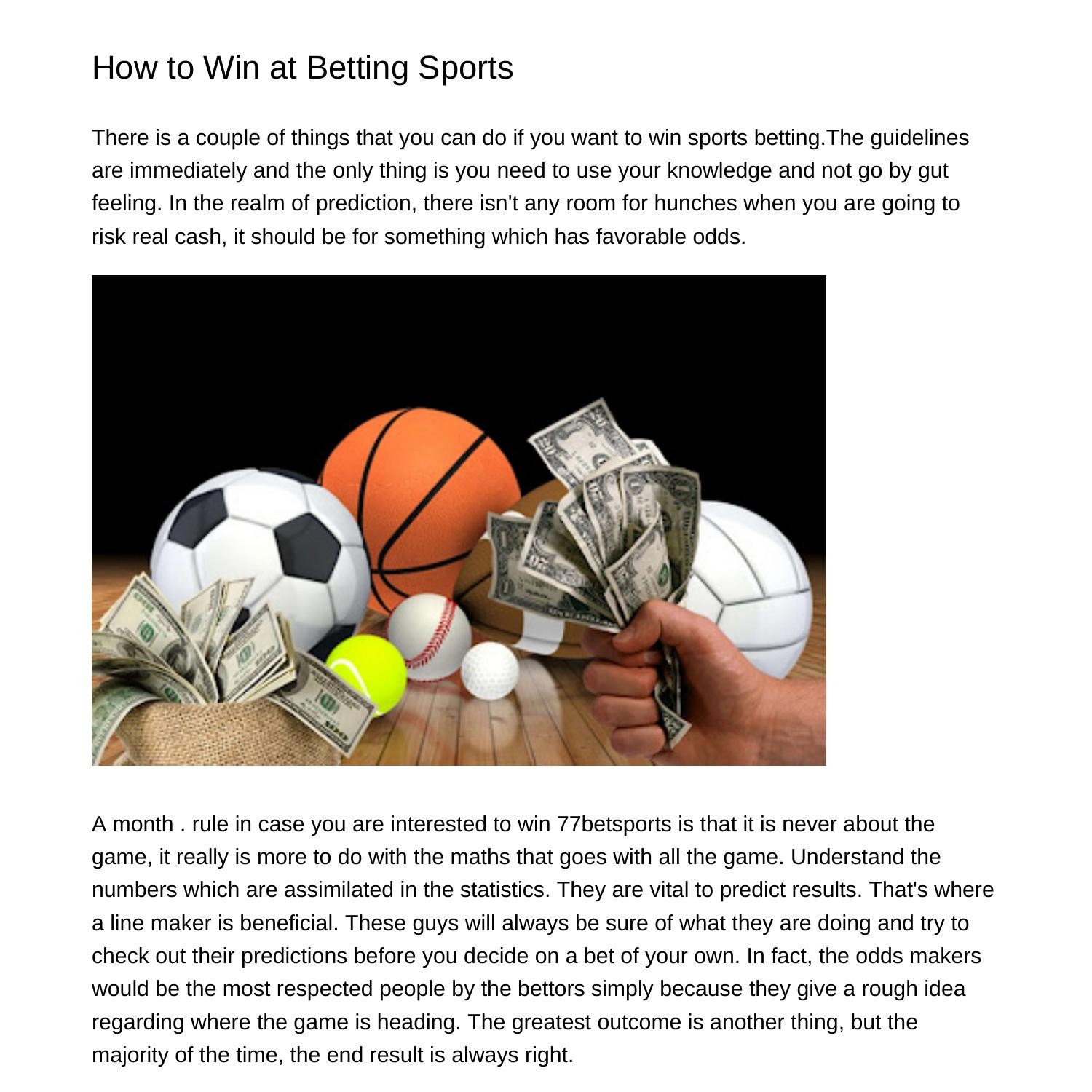 How to Win at Betting Sportscjcjh.pdf.pdf | DocDroid