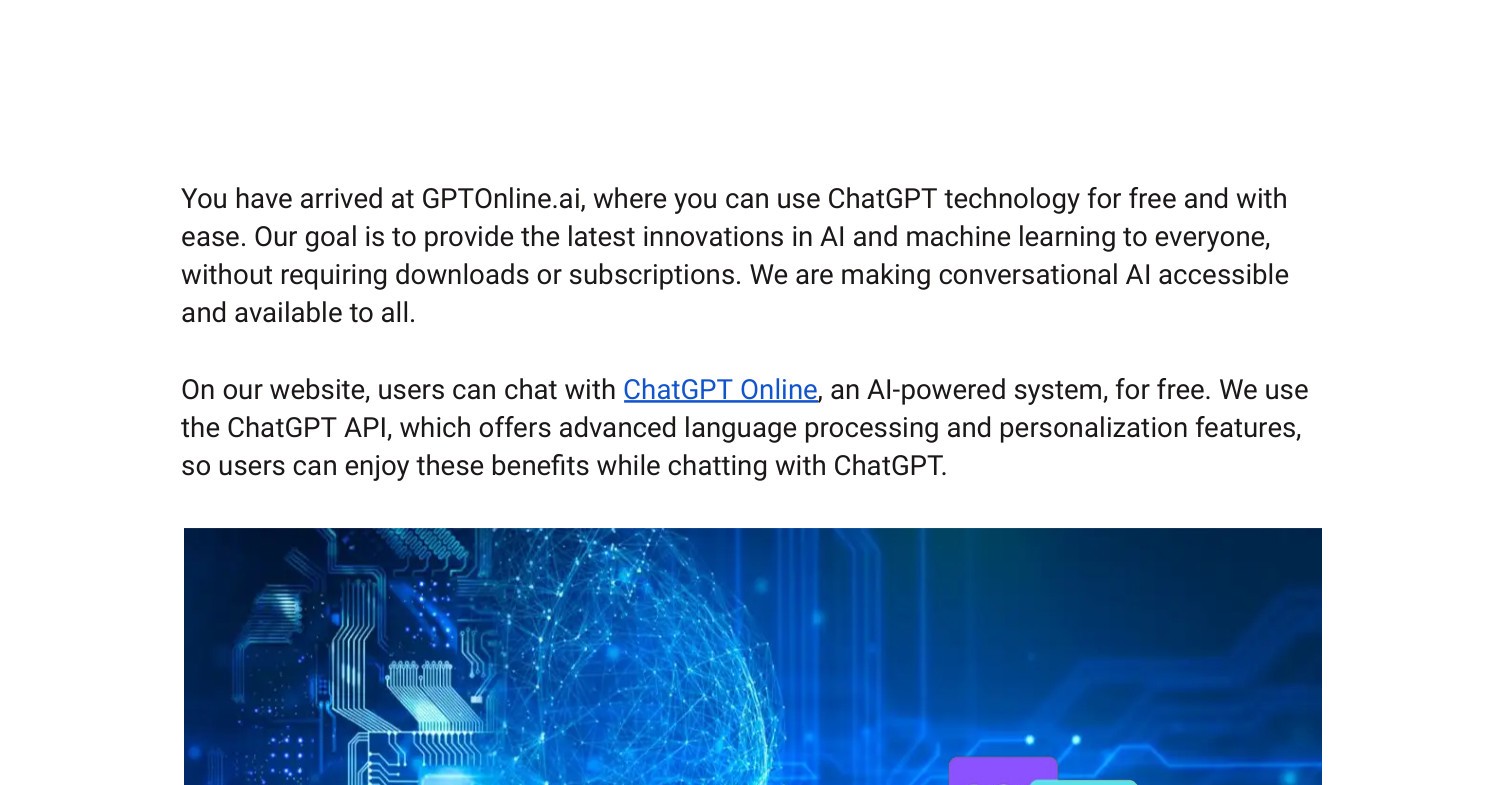 ChatGPT Online_ Access Cutting-Edge AI For Free at GPTOnline.ai.pdf | DocDroid