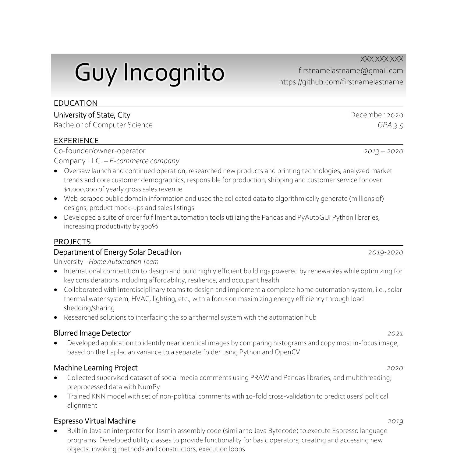 Anon Resume.pdf | DocDroid