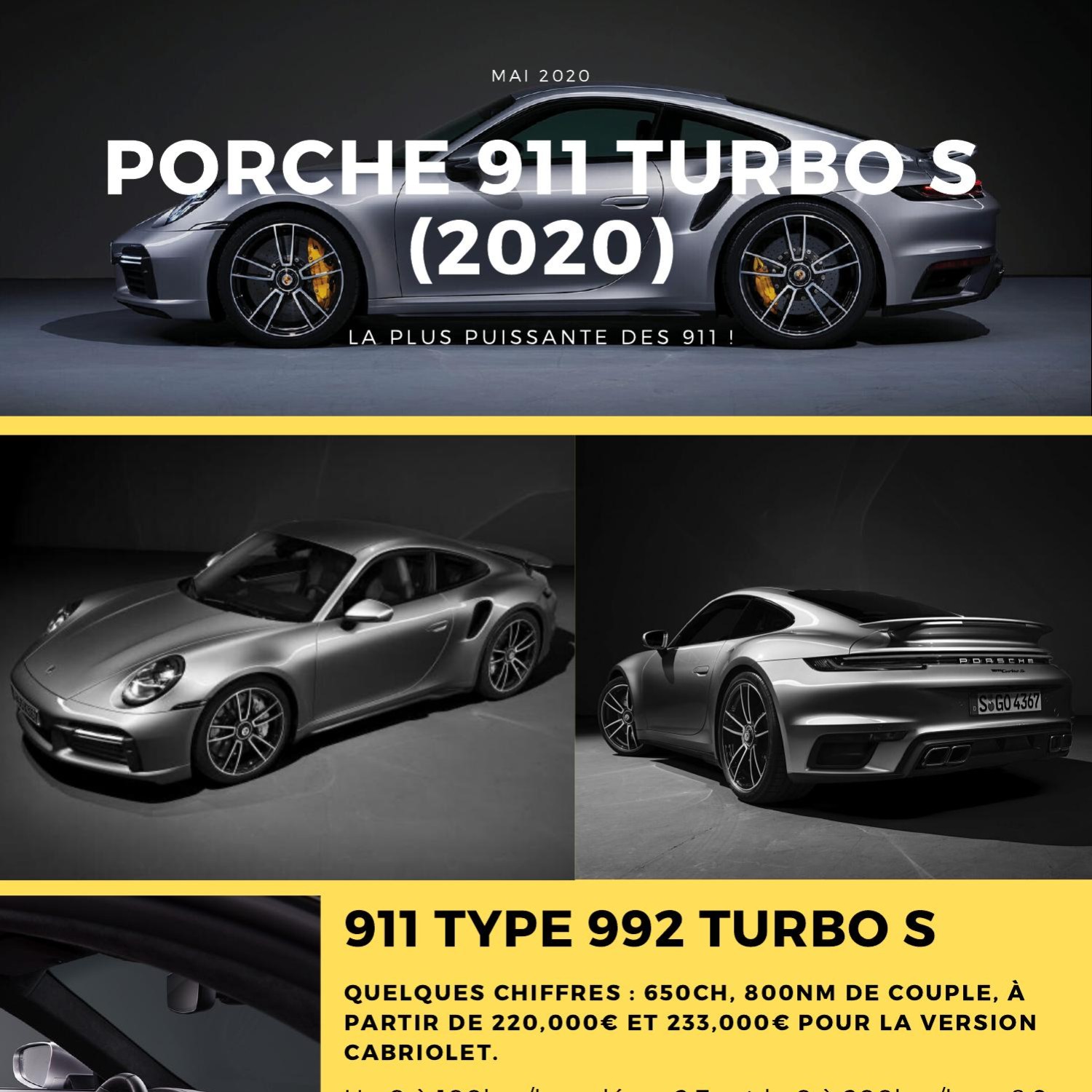 992 Turbo S Fiche Technique