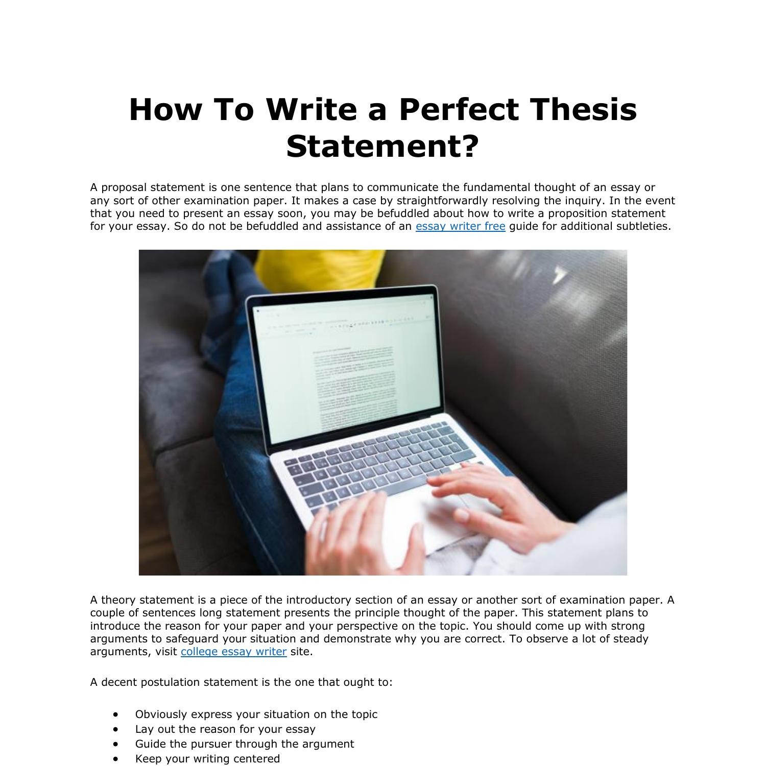 How To Write a Perfect Thesis Statement.pdf | DocDroid
