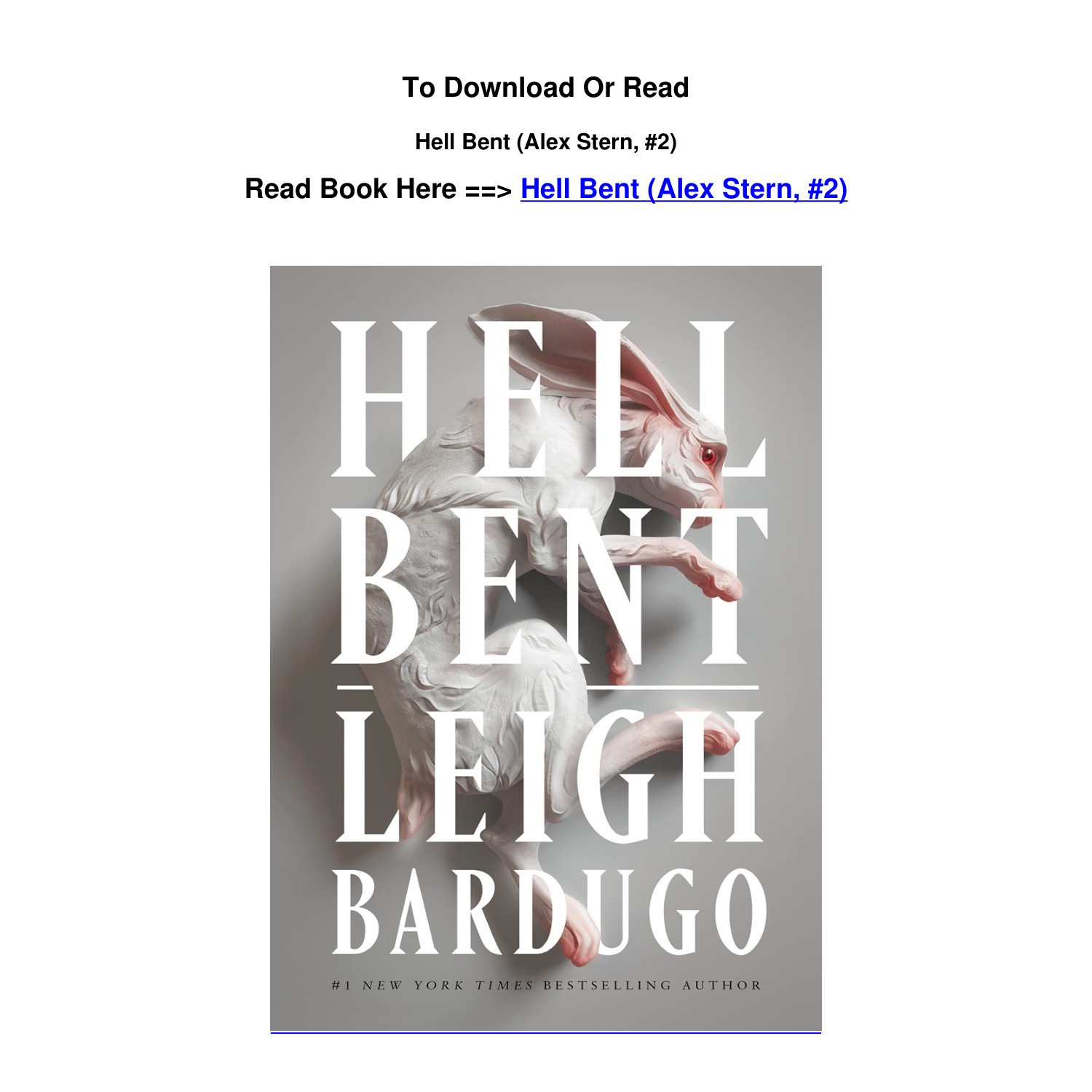 pdf DOWNLOAD Hell Bent Alex Stern 2 BY Leigh Bardugo.pdf | DocDroid