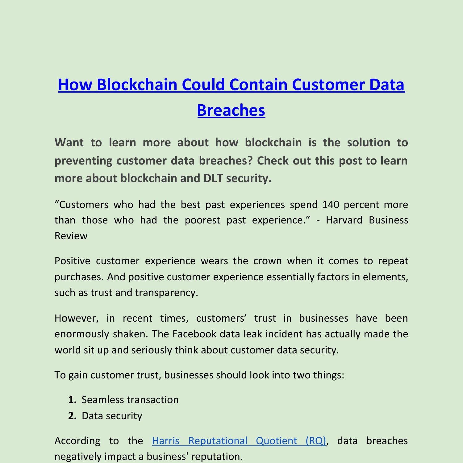How Blockchain Could Contain Customer Data Breaches.pdf | DocDroid