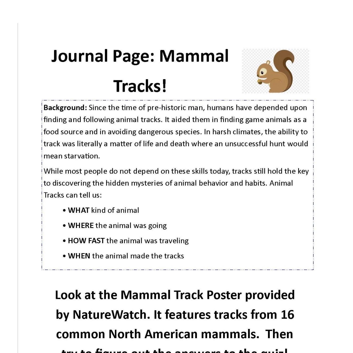 Nature Journal Animal Tracks.pdf | DocDroid