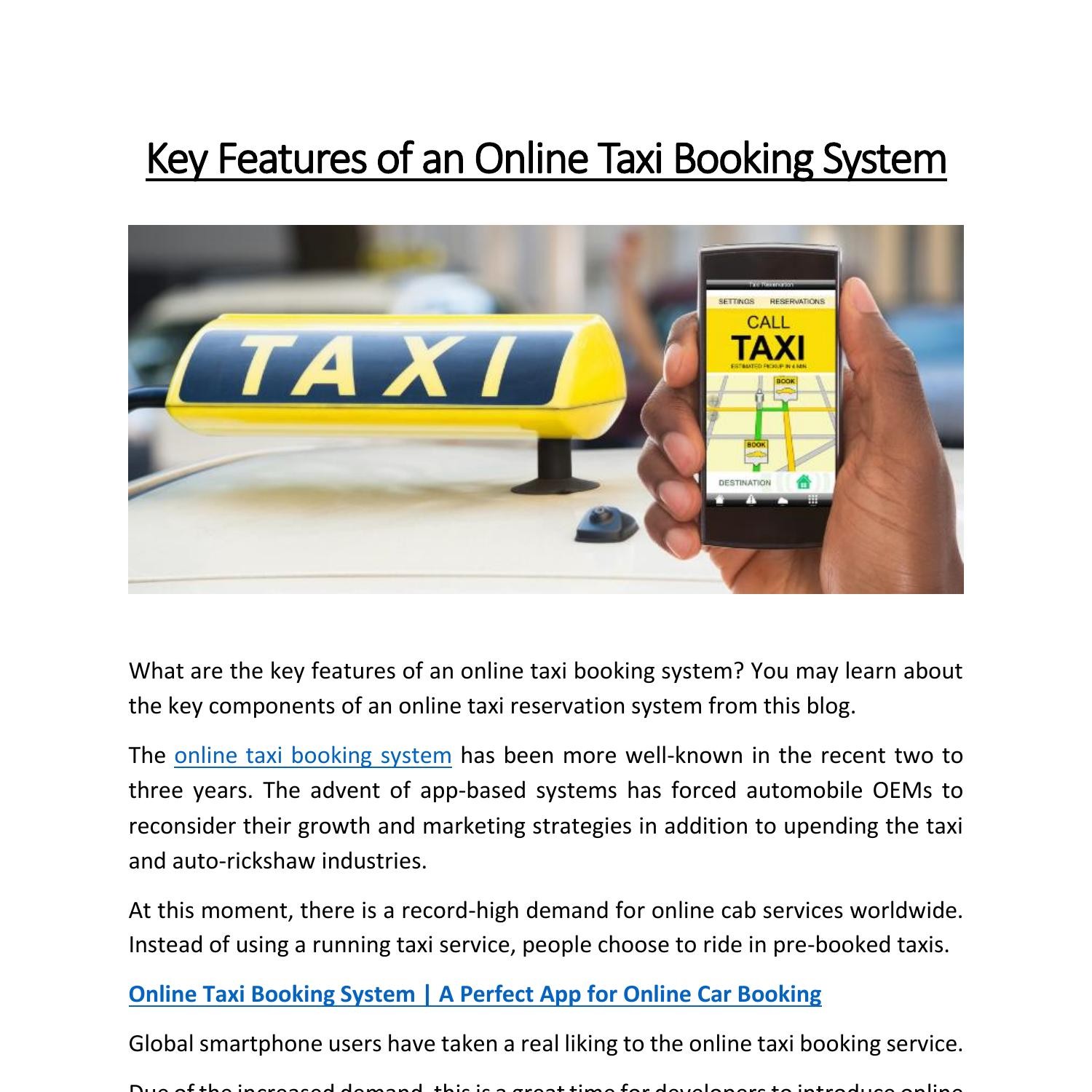 Key Features of a Taxi Booking System.pdf | DocDroid