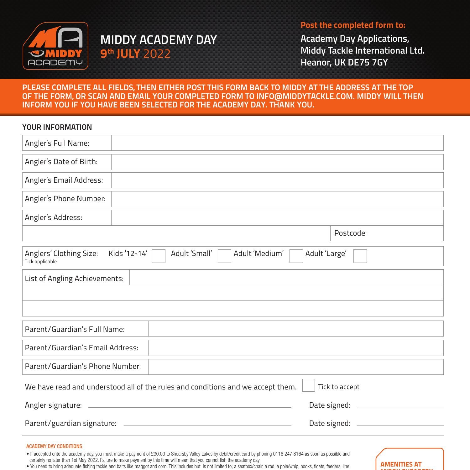 Middy Academy Application Form 2022 Print.pdf | DocDroid
