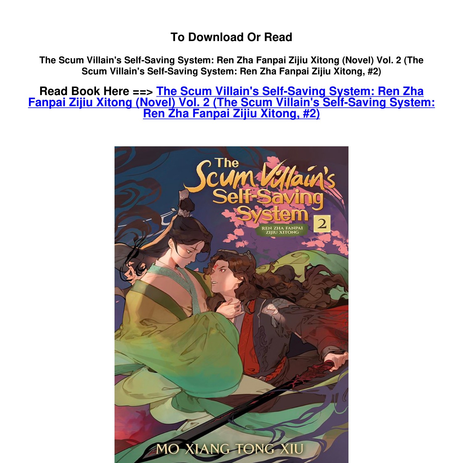 epub download The Scum Villain s Self Saving System Ren Zha Fanpai Zijiu .pdf | DocDroid