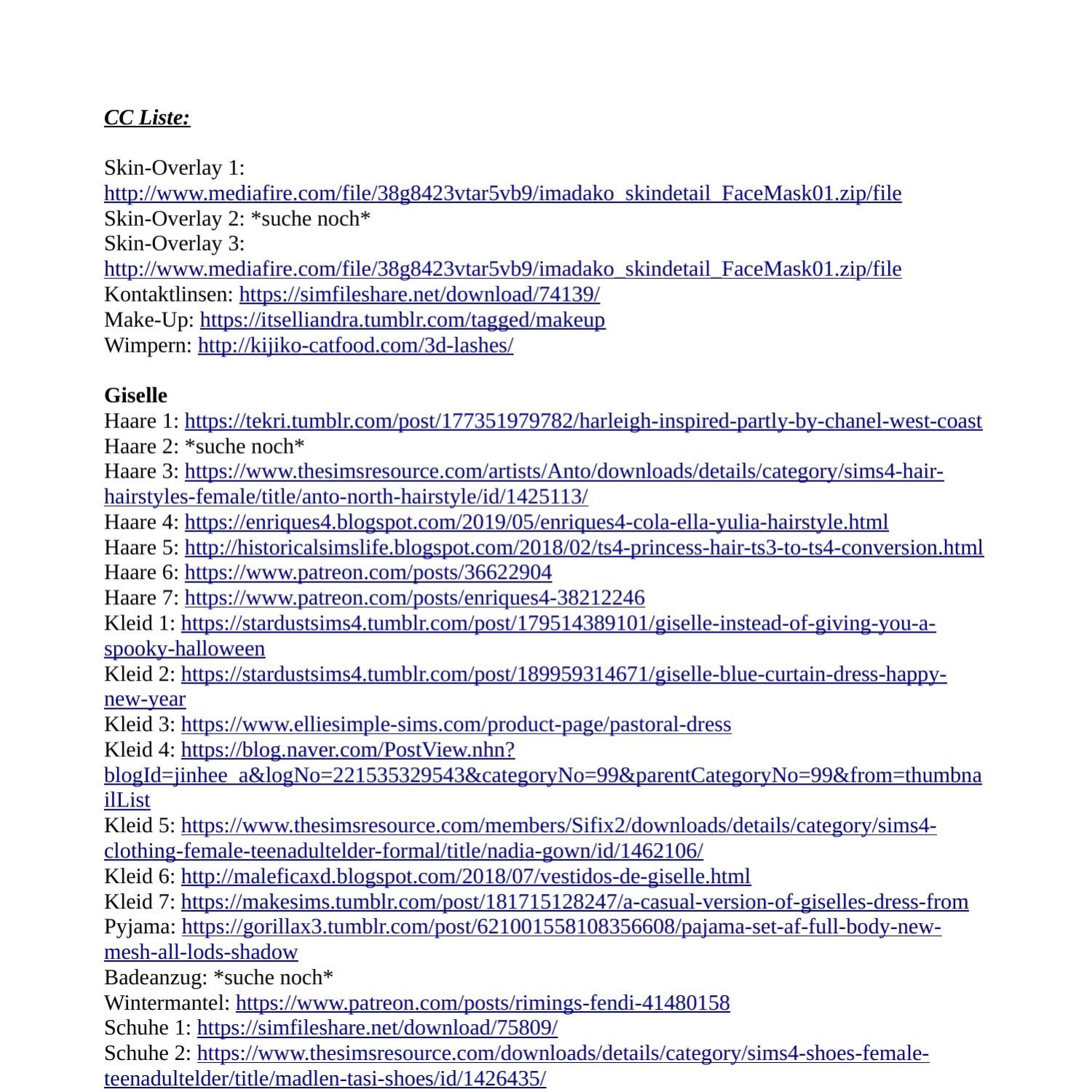 Verwünscht_Giselle_CC_Liste.odt | DocDroid