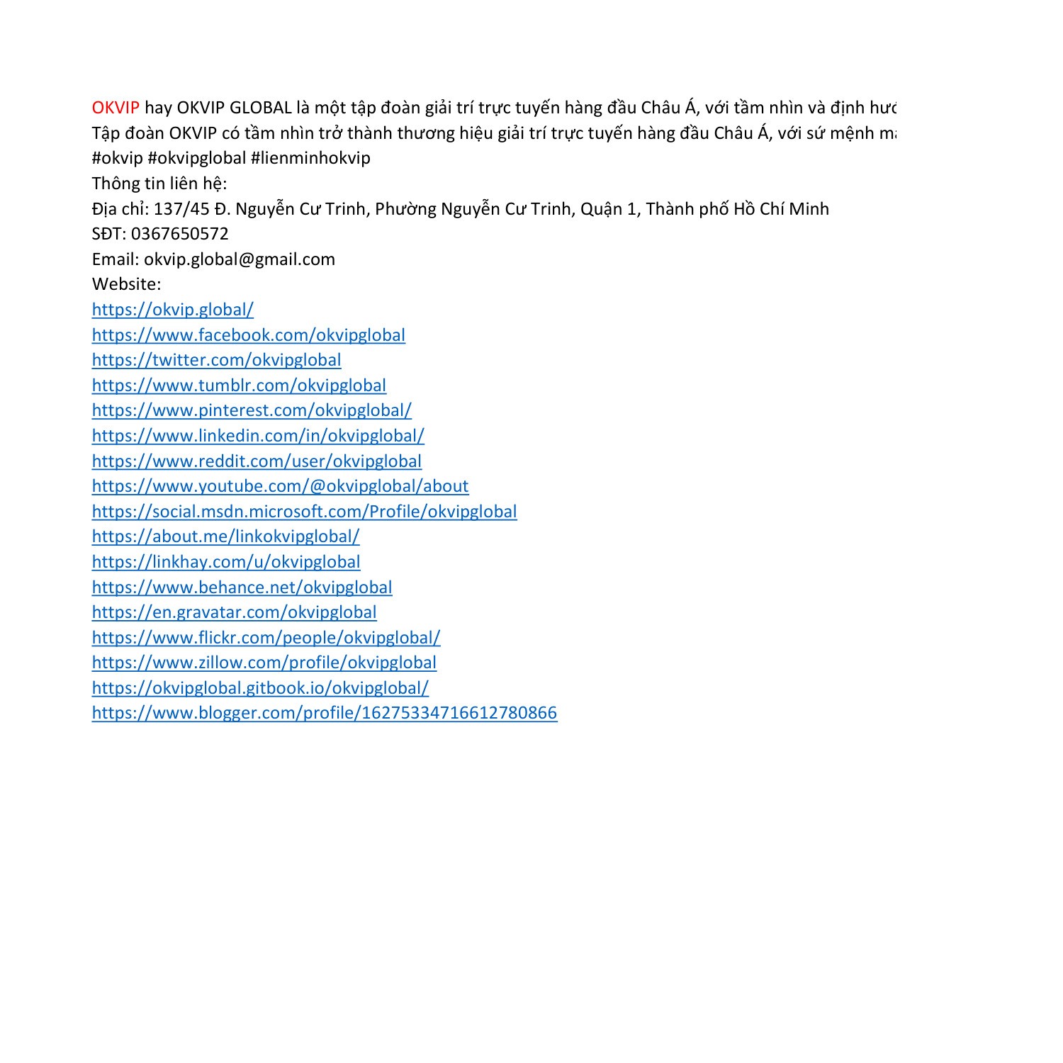 OKVIP GLOBAL.xlsx | DocDroid