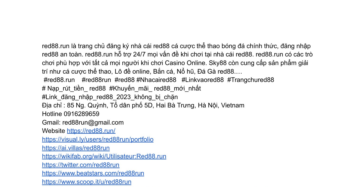 Red88 - Link Vào Nhà Cái red88.run cá cược thể thao .pdf | DocDroid