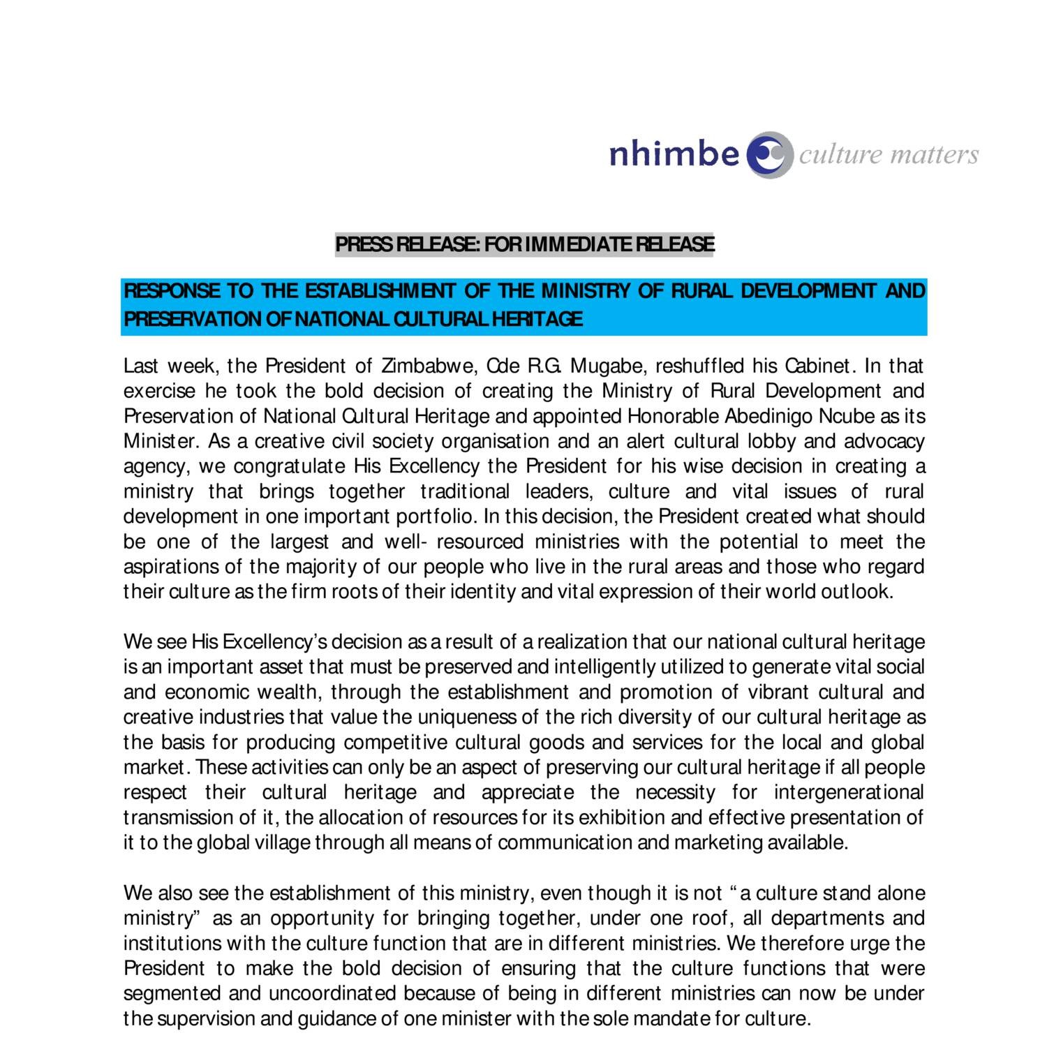 PRESS RELEASE_CABINET RESHUFFLE.pdf | DocDroid