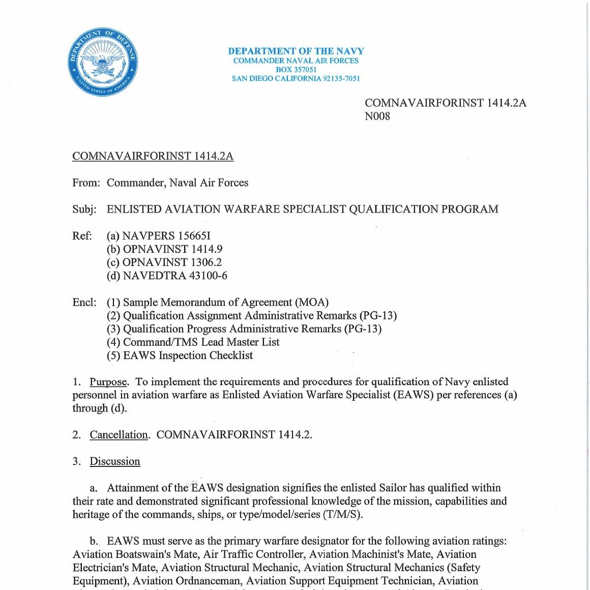 CNAFINST 1414.2A EAWS QUALIFICATION PROGRAM.pdf | DocDroid