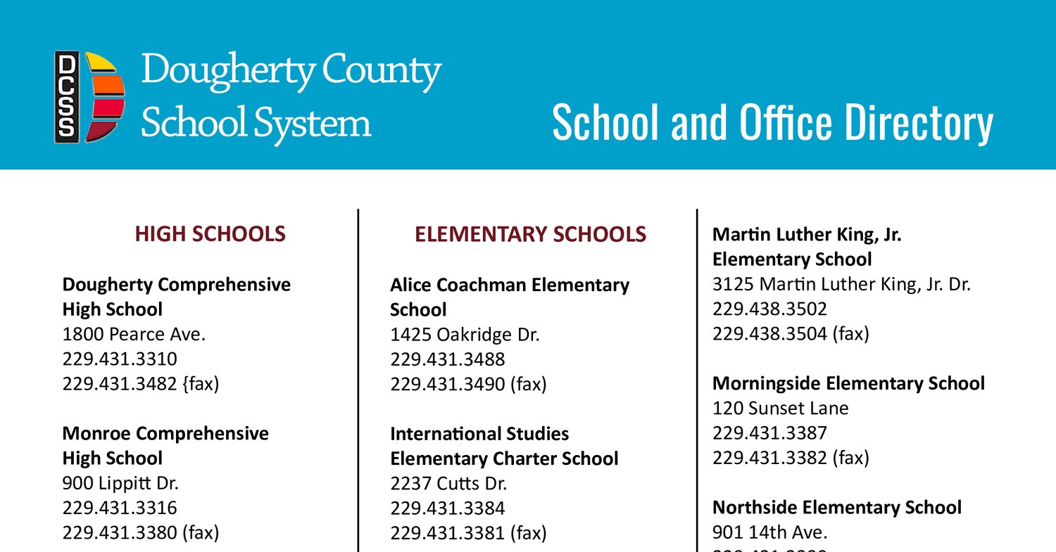 DCSS Directory.pdf | DocDroid