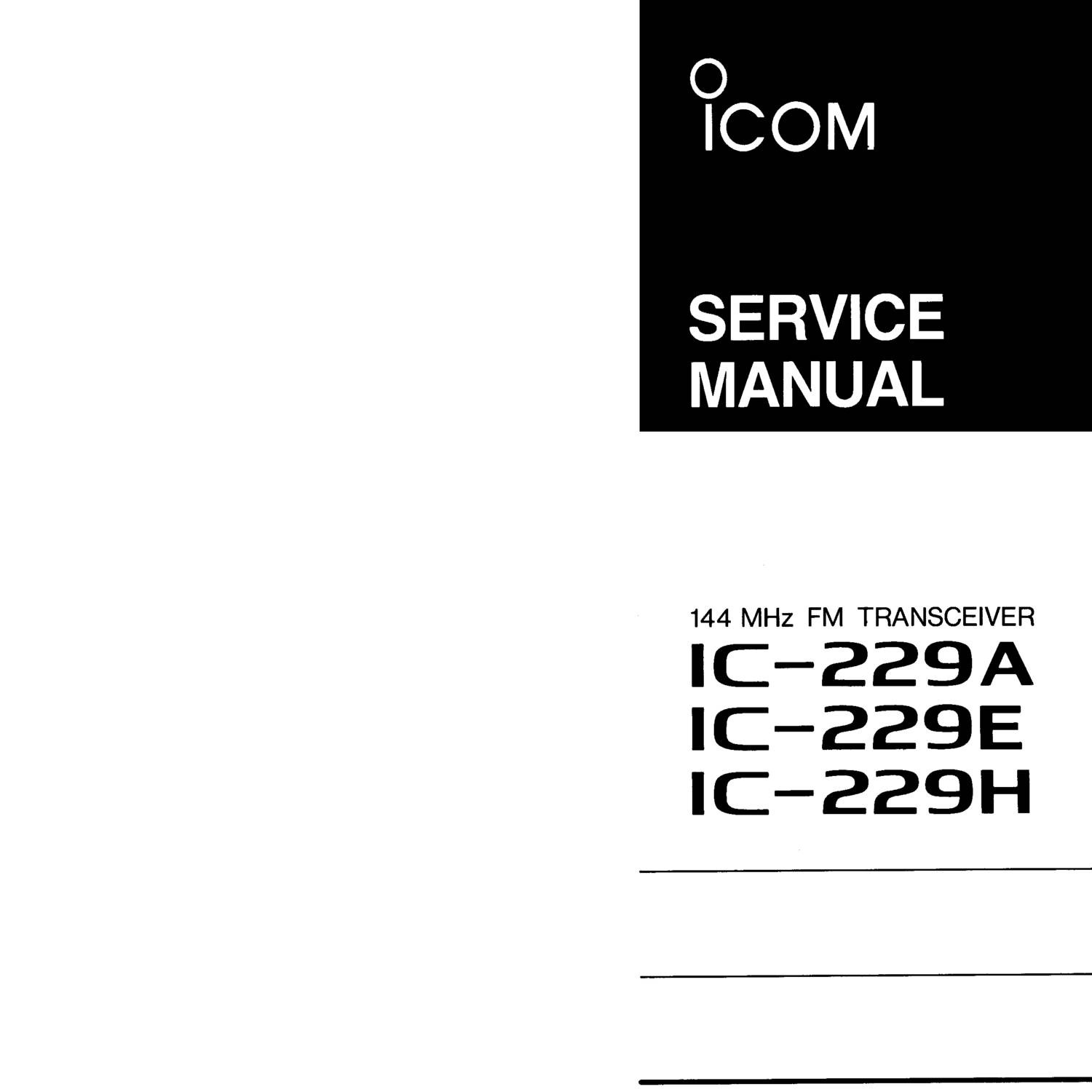 MANUAL Icom--IC-229H--service--ID5395.pdf | DocDroid