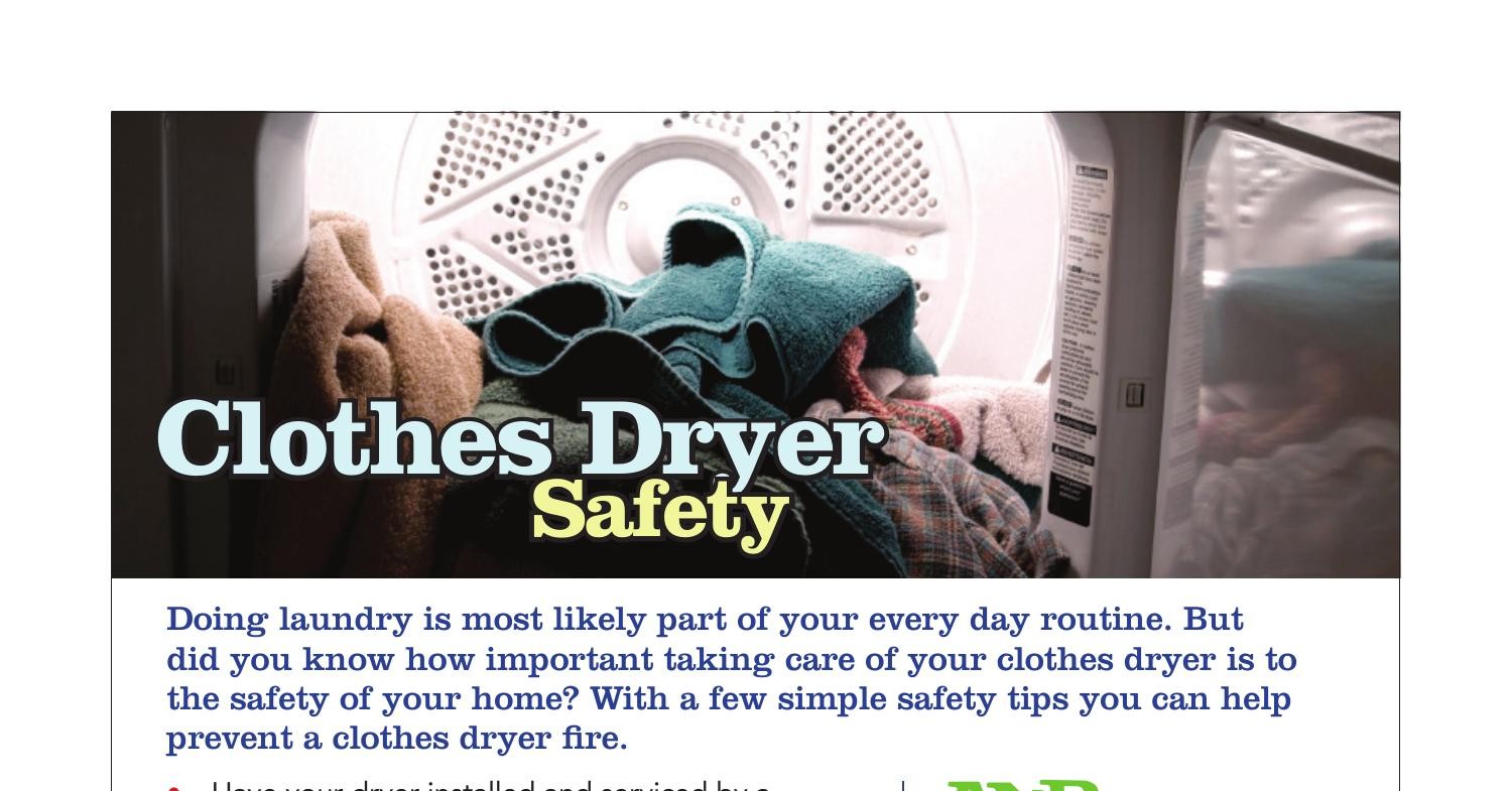 DryerSafetyTips.pdf | DocDroid