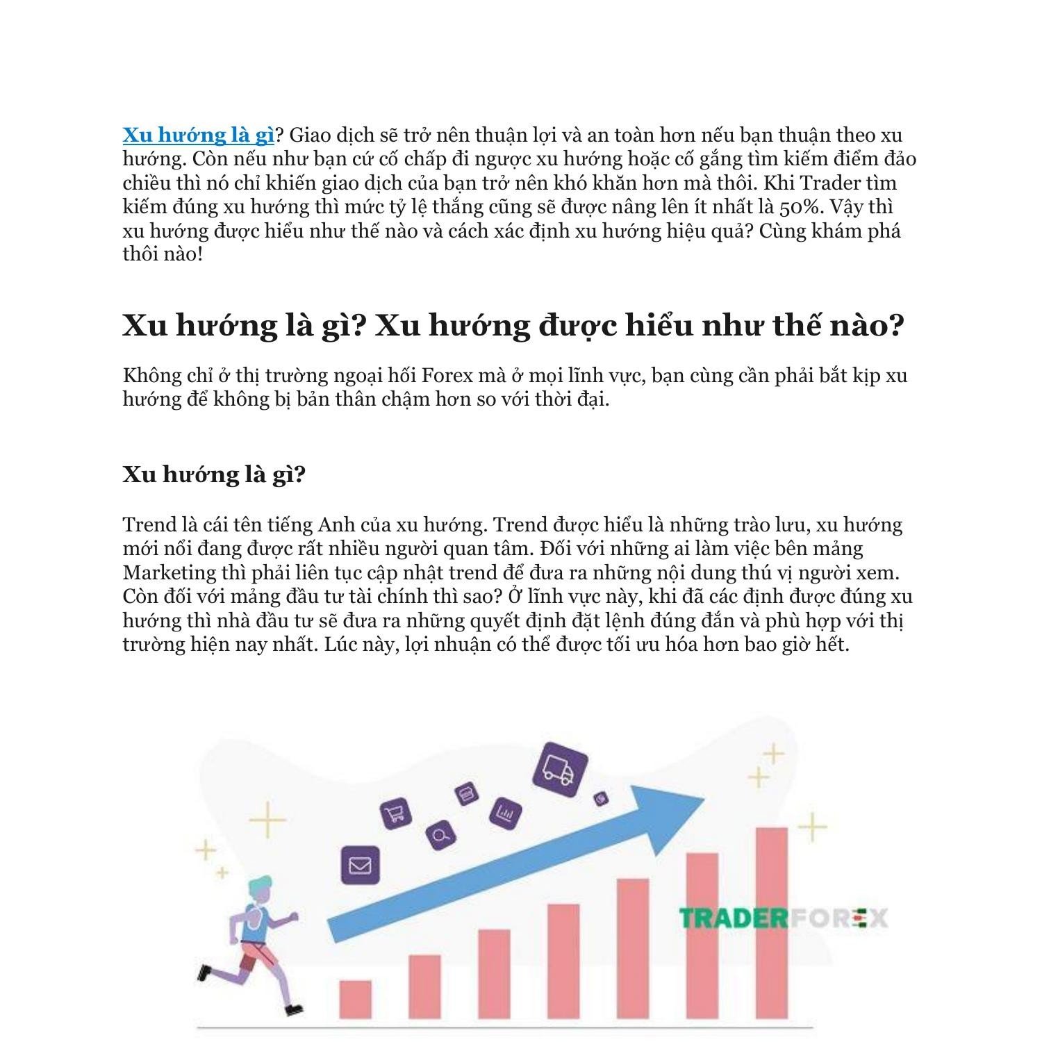 Xu hướng là gì Cách xác định xu hướng trong thị trường forex.pdf | DocDroid