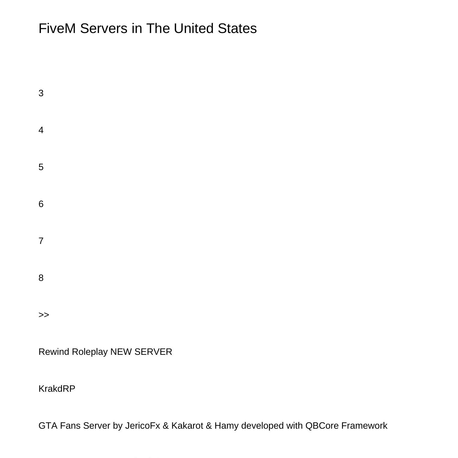FiveM Servers in The United Statesvpldr.pdf.pdf | DocDroid