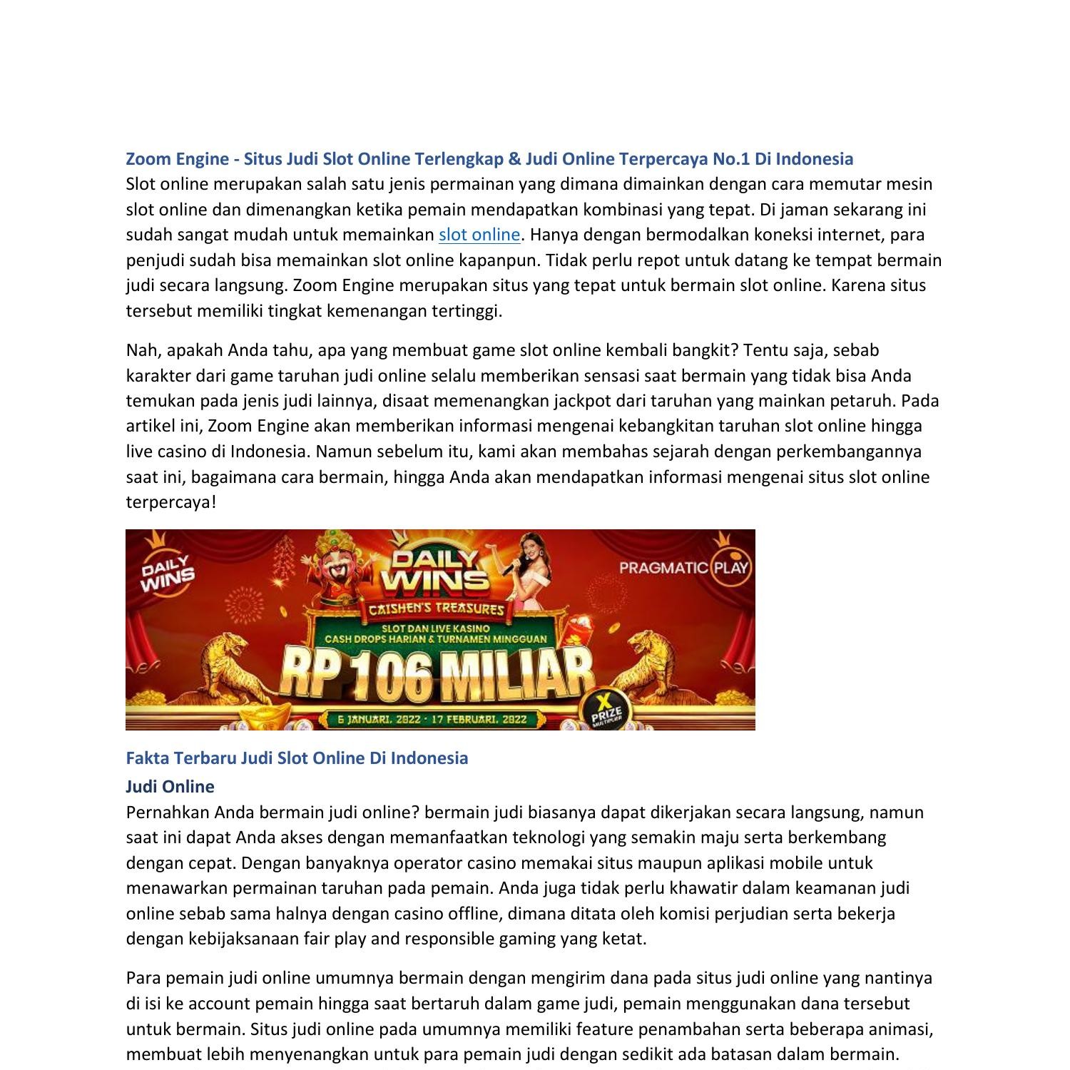 Zoom Engine - Situs Judi Slot Online Terlengkap & Judi Online ...