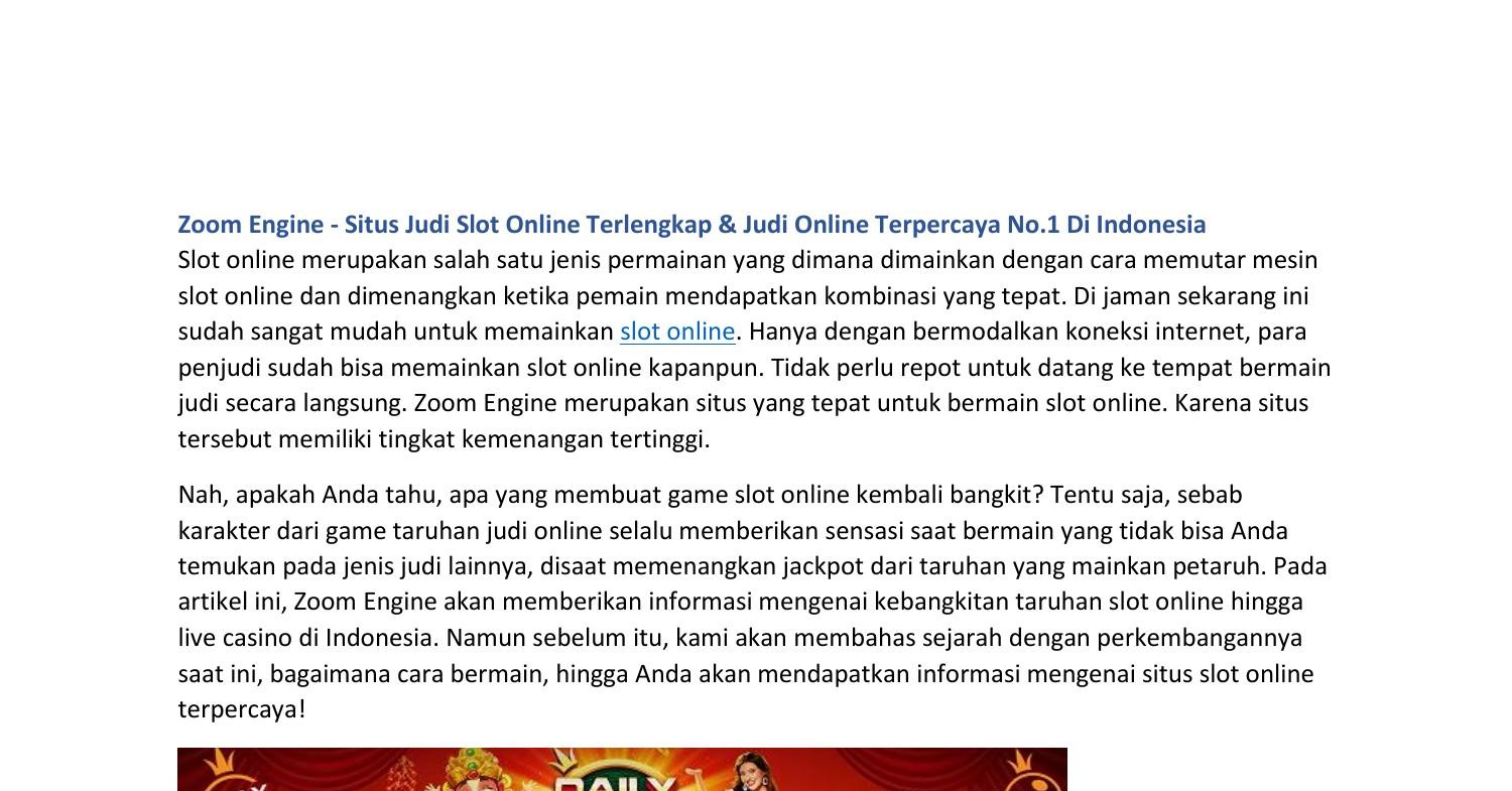 Zoom Engine - Situs Judi Slot Online Terlengkap & Judi Online ...