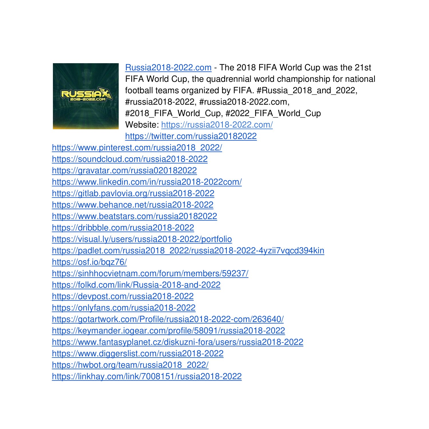 Russia 2018 and 2022.docx | DocDroid