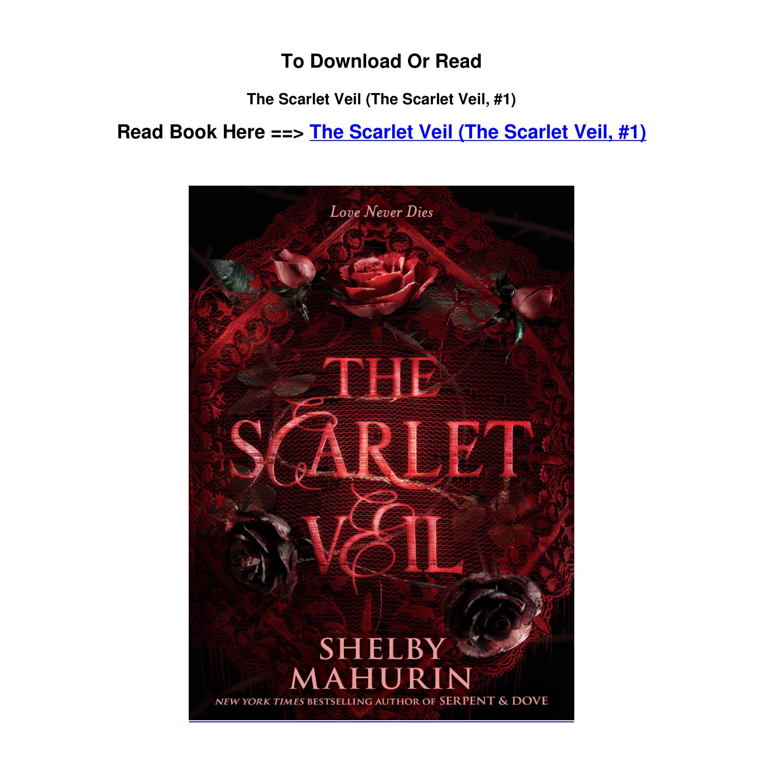 download Pdf The Scarlet Veil The Scarlet Veil 1 By Shelby Mahurin.pdf | DocDroid