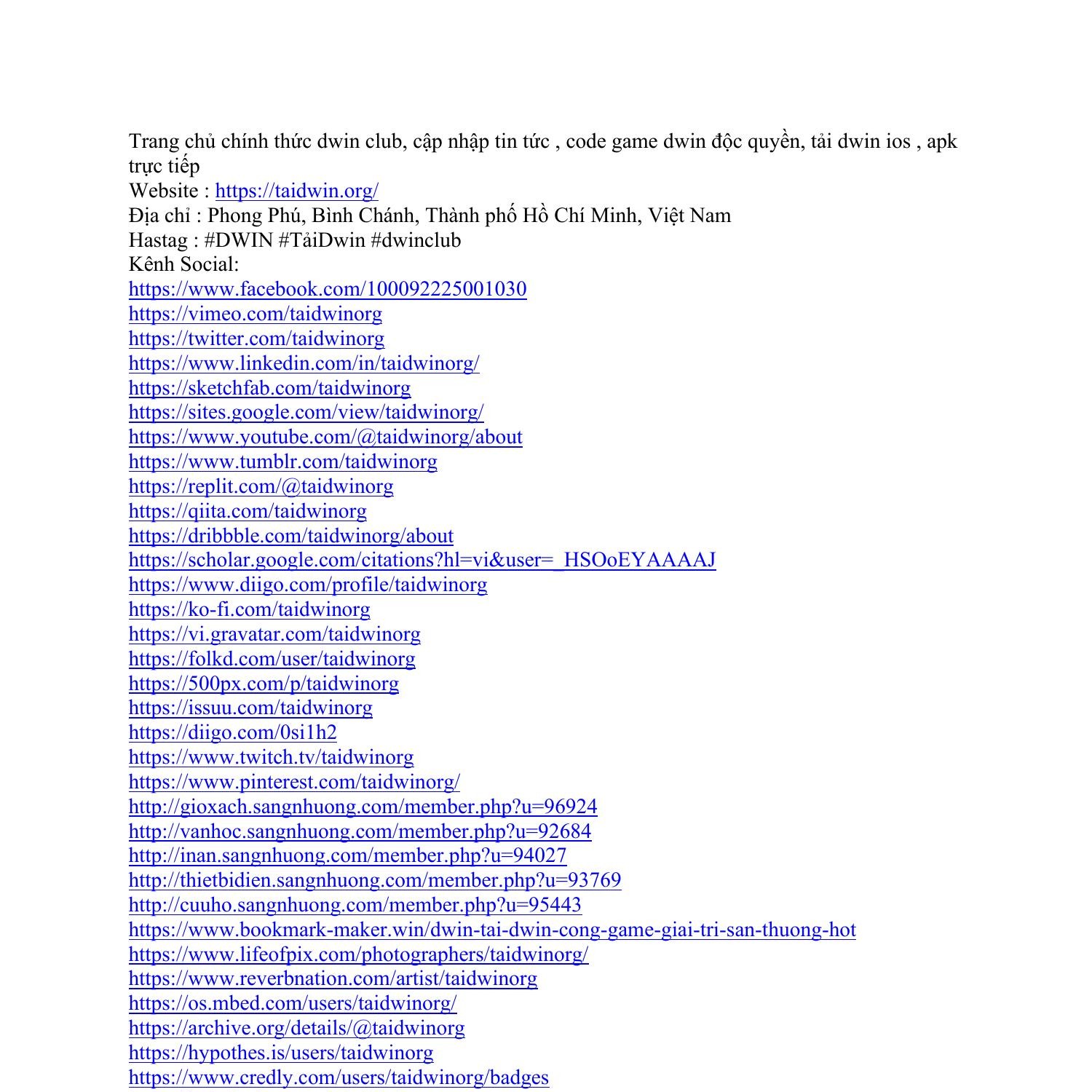 DWIN - Tải Dwin Cổng Game Giải Trí Săn Thưởng HOT.docx | DocDroid