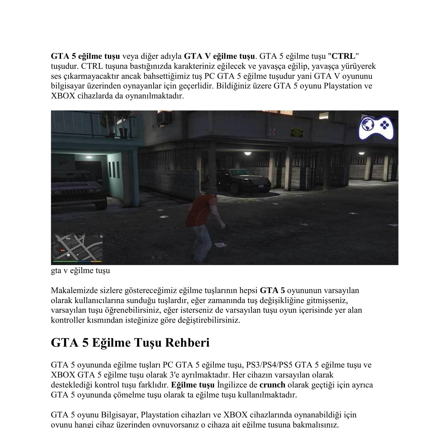 gta 5 eğilme tuşu..pdf | DocDroid