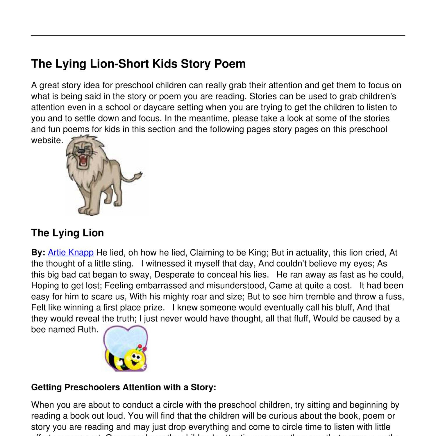 The_Lying_LionShort_Kids_Story_Poems.pdf | DocDroid