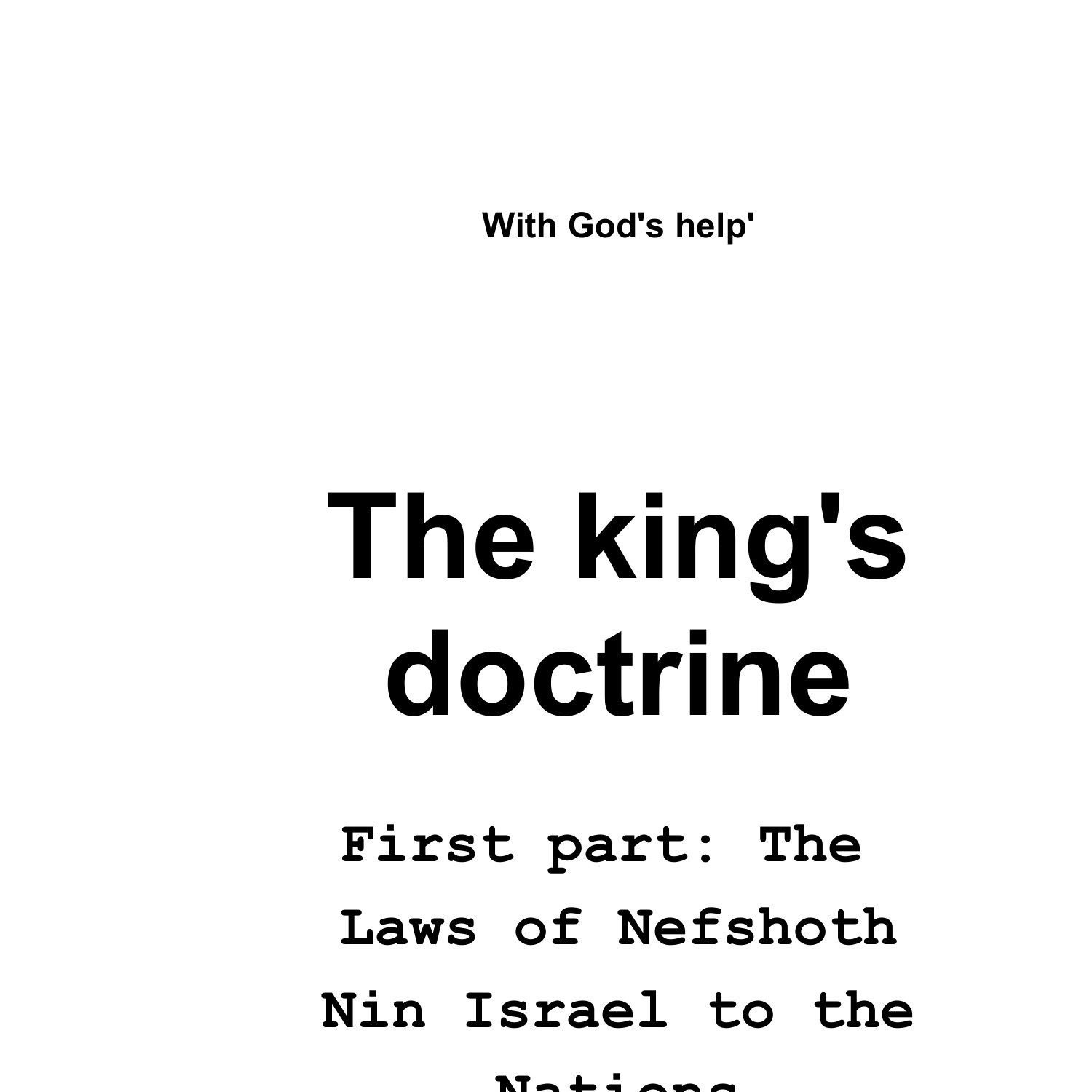 King Torah Arc English MTL.pdf | DocDroid