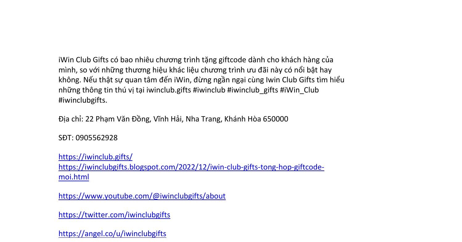 iWin Club Gifts.docx | DocDroid