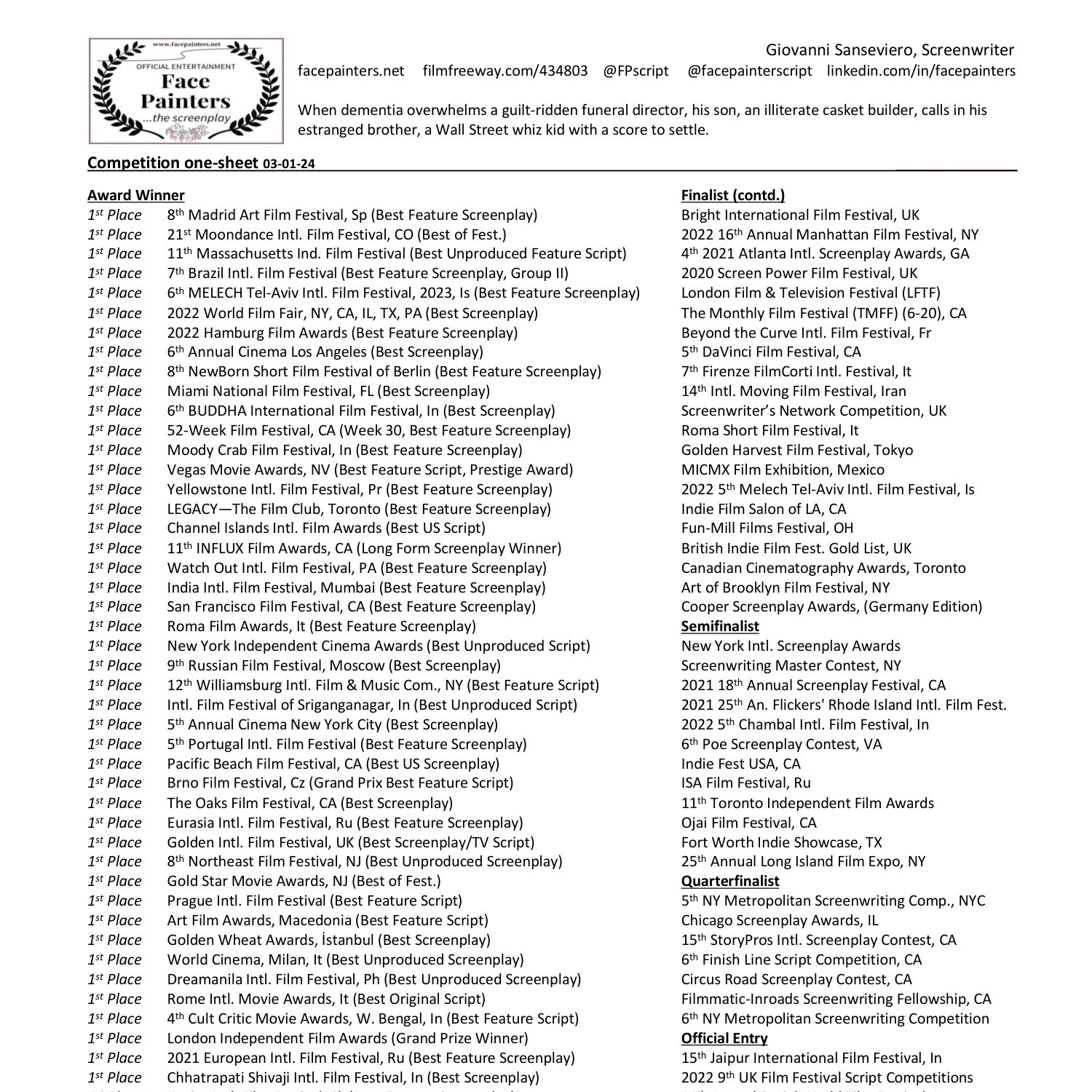 Face Painters ONE-SHEET 03-01-2024.pdf | DocDroid
