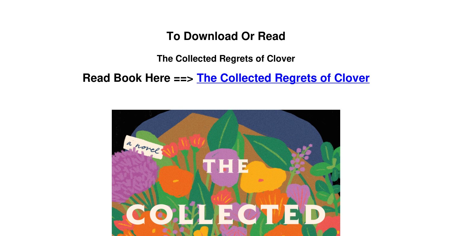 DOWNLOAD EPub The Collected Regrets of Clover by Mikki Brammer.pdf | DocDroid