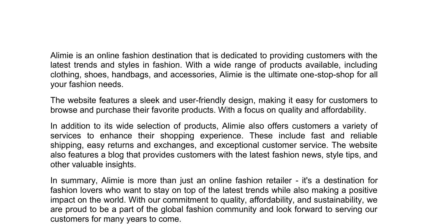 Alimie Store.docx | DocDroid