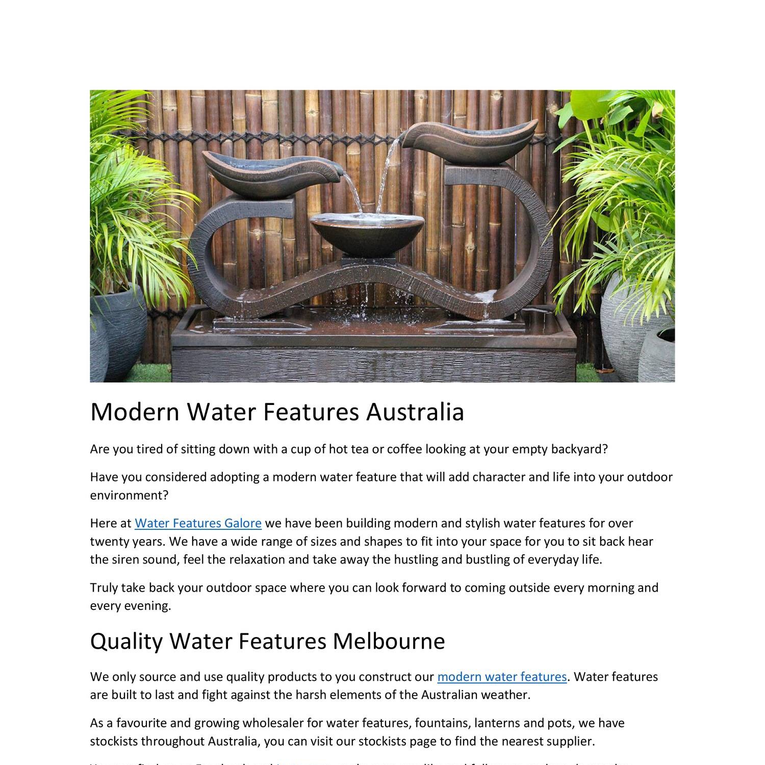 Modern Water Features Australia.pdf | DocDroid