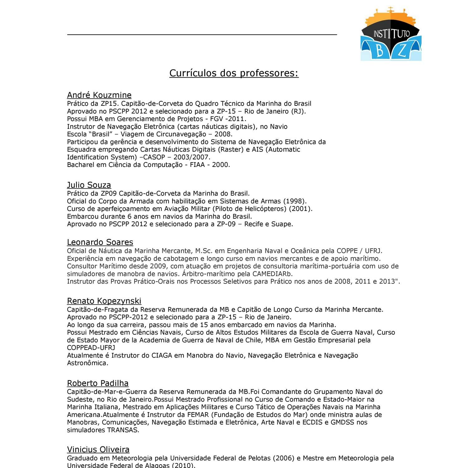 Modelos De Curriculos Para Professor - NAZAEDU