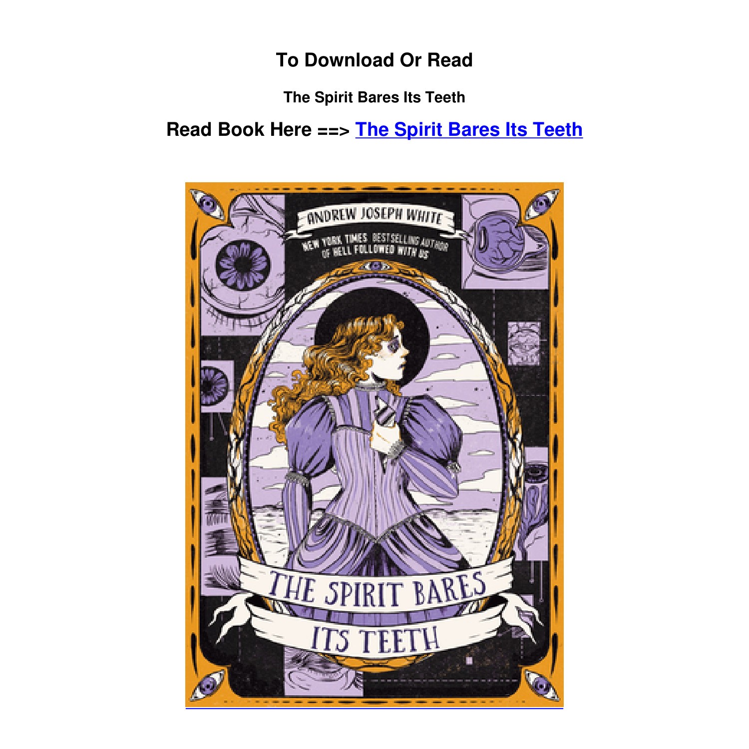 Download ePub The Spirit Bares Its Teeth By Andrew Joseph White.pdf ...