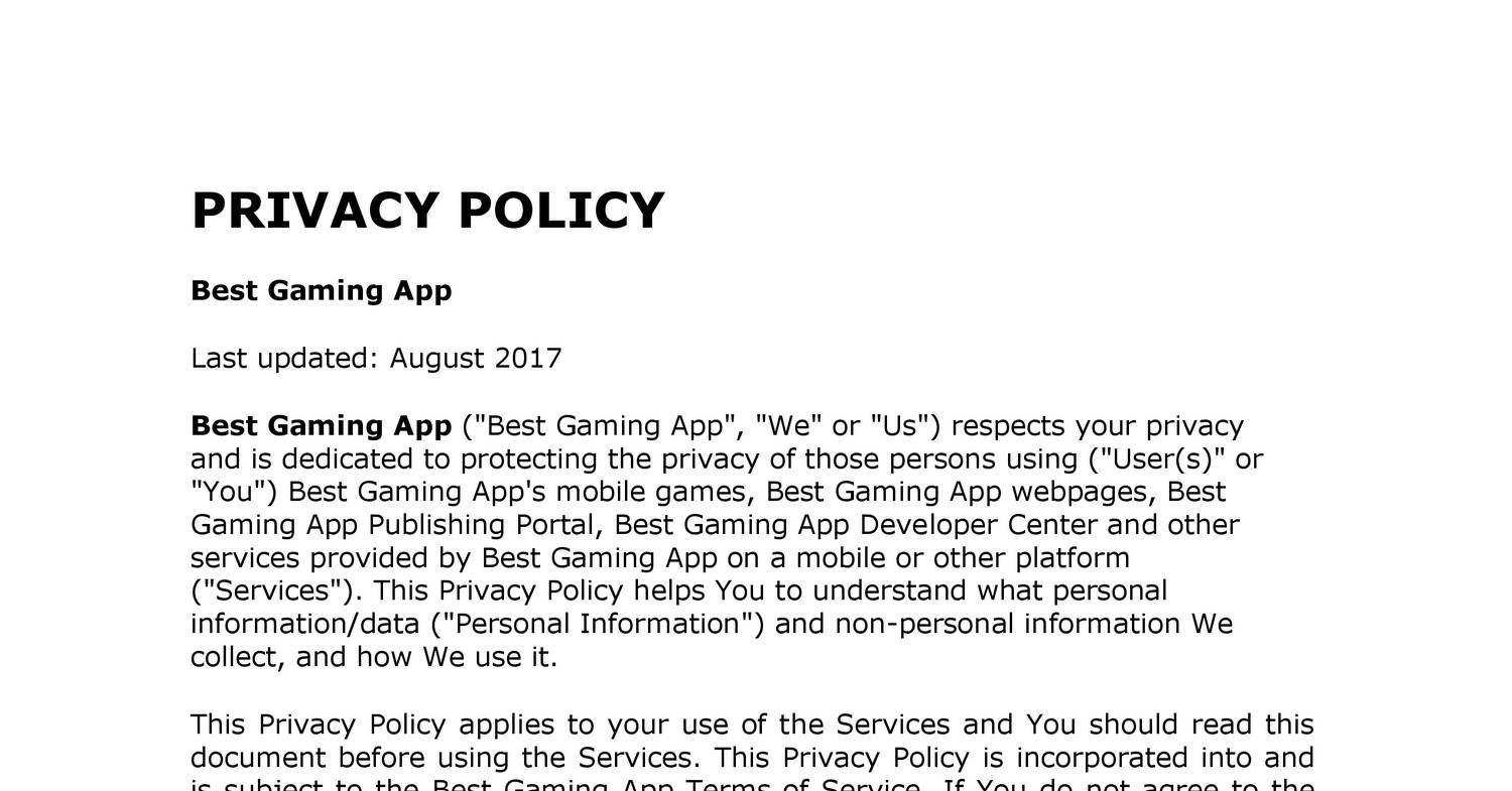 Best Gaming App Policy (1).pdf | DocDroid