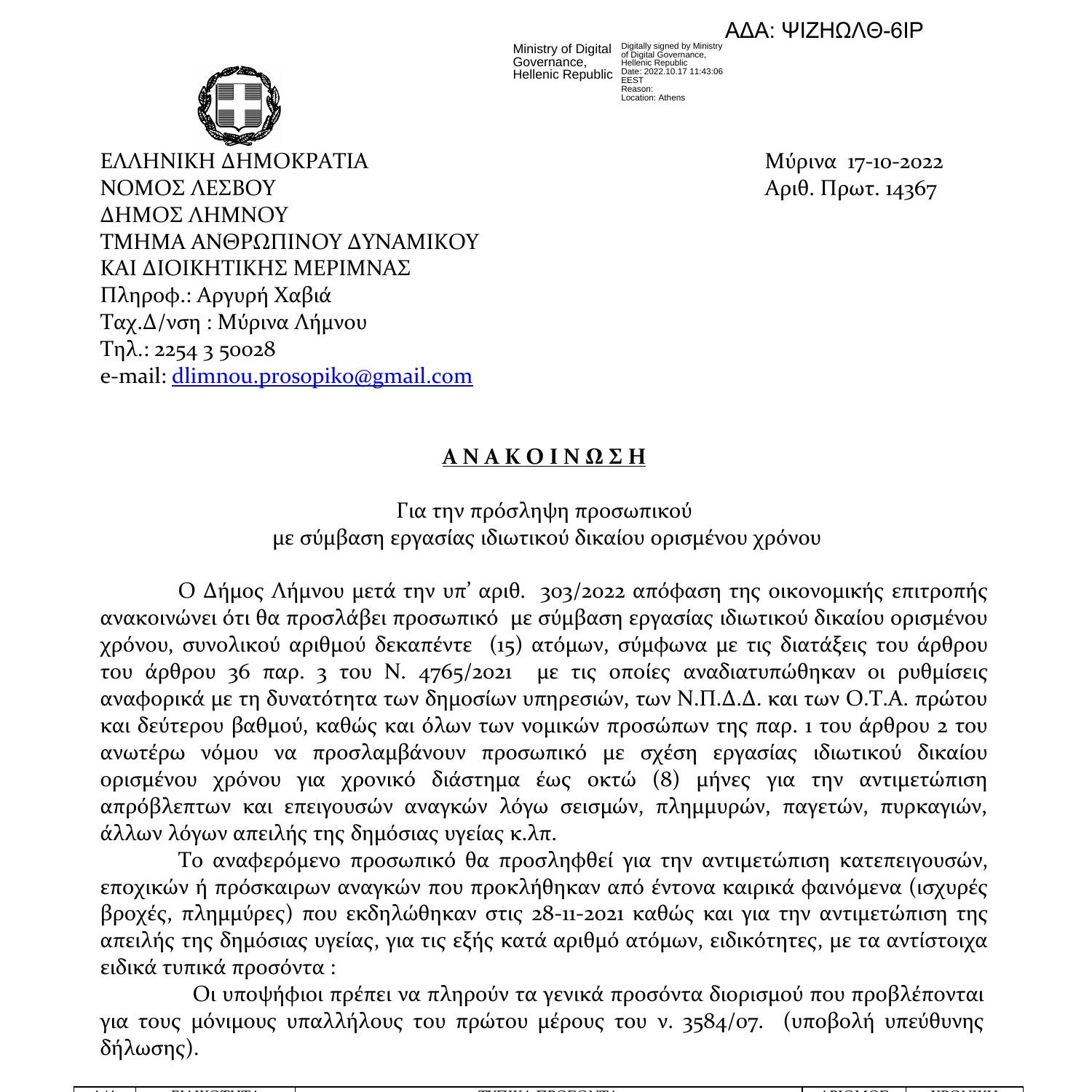 ΑΝΑΚΟΙΝΩΣΗ-ΠΡΟΣΛΗΨΗΣ-ΠΠΡΟΣΩΠΙΚΟΥ-ΓΙΑ-ΕΚΤΑΚΕΣ-ΚΑΙ-ΕΠΕΙΓΟΥΣΕΣ-ΑΝΑΓΚΕΣ.pdf ...