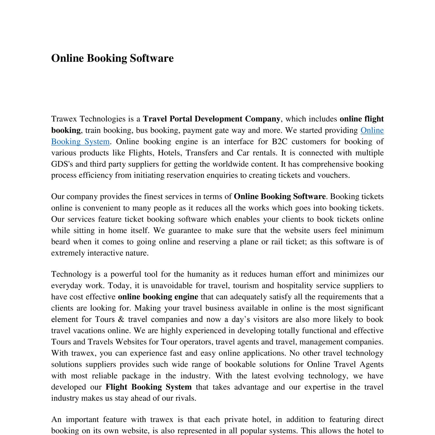 online booking system.pdf | DocDroid