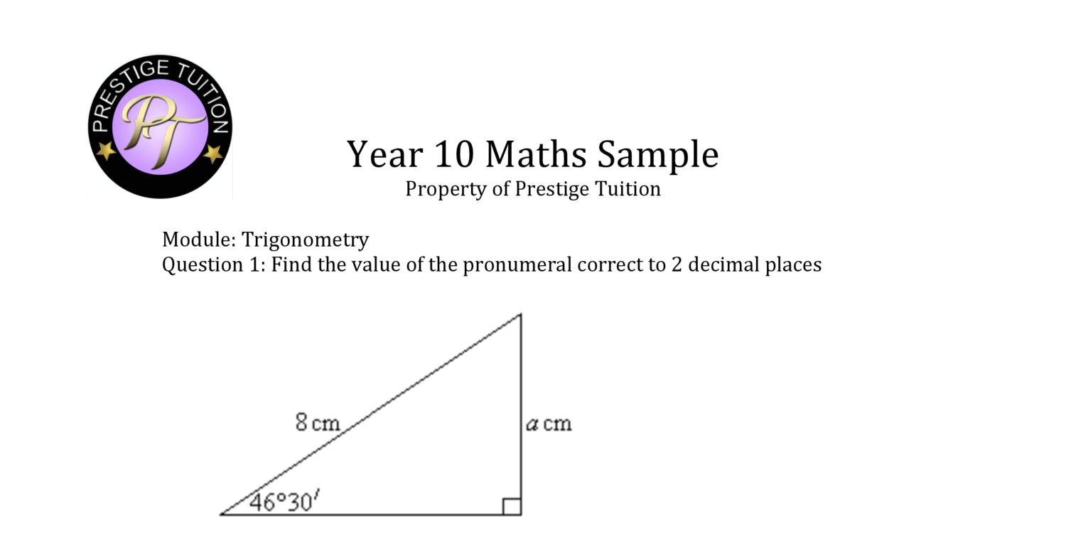 Year 10 maths sample.pdf | DocDroid