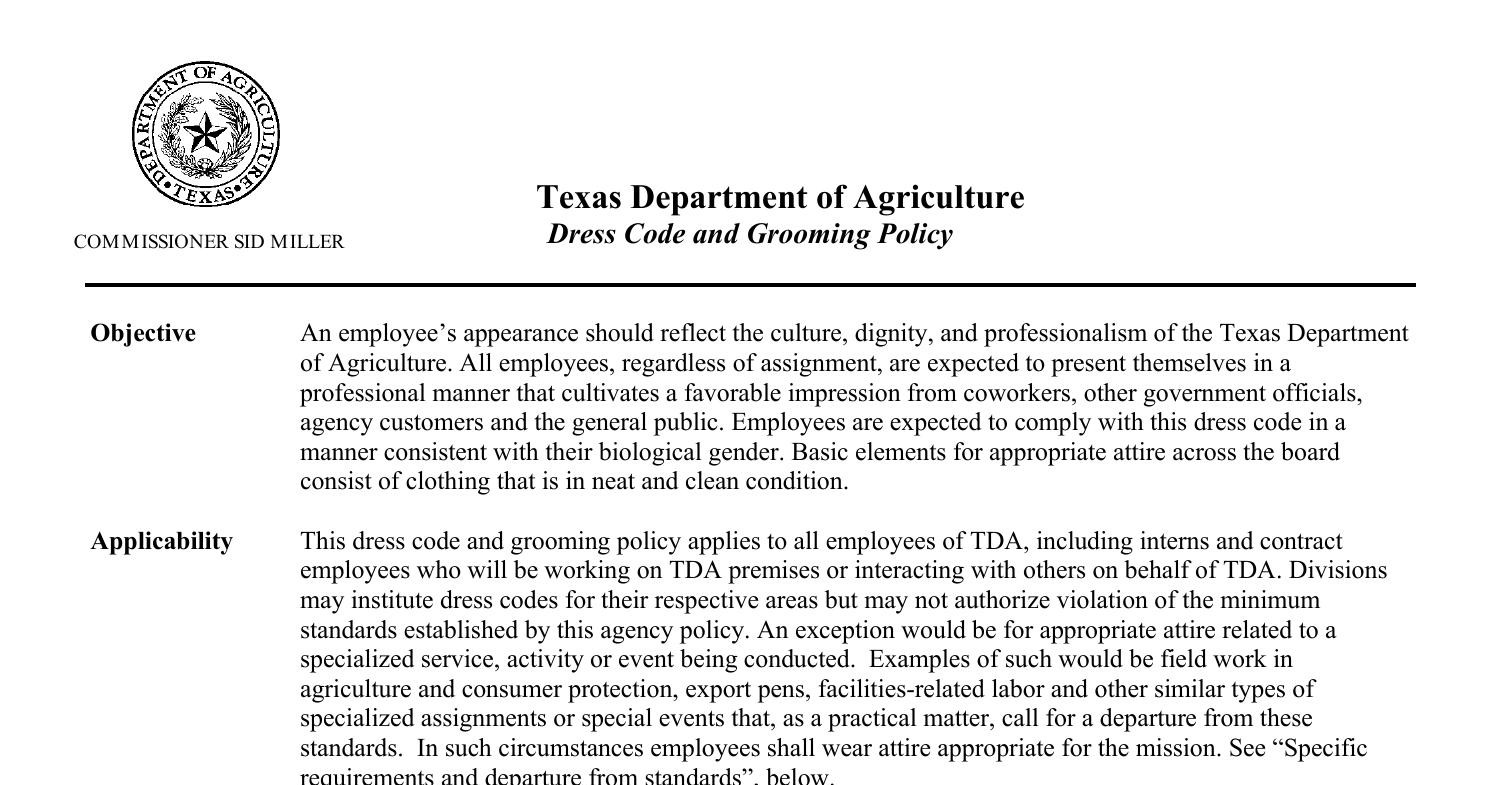Dress Code and Grooming Policy.pdf | DocDroid