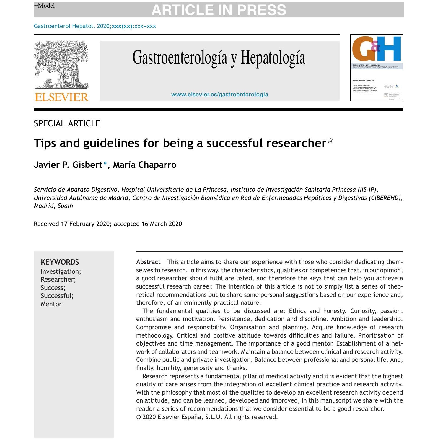 Tips and guidelines for being a successful researcher.pdf | DocDroid
