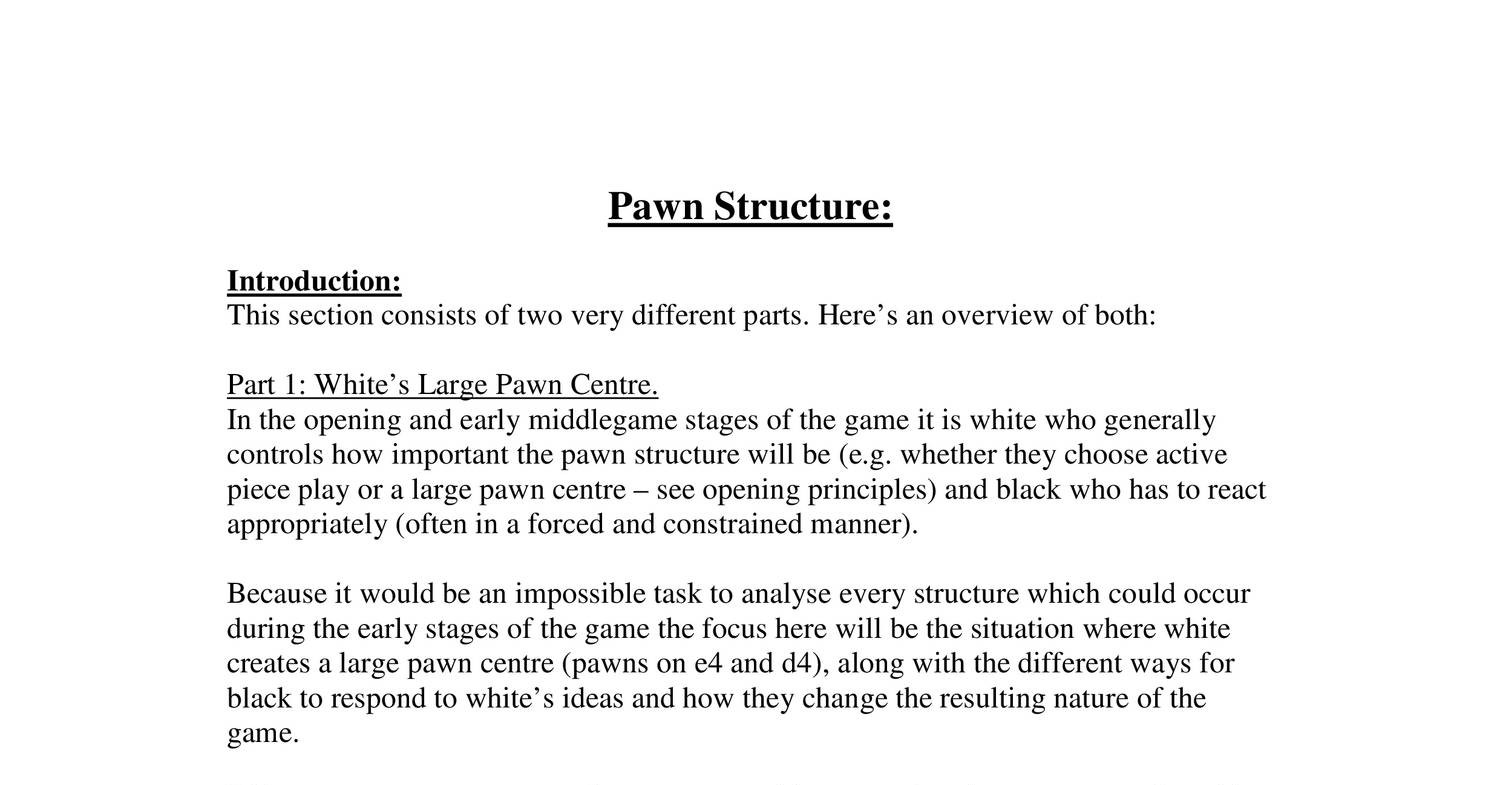 Pawn Structure.pdf | DocDroid